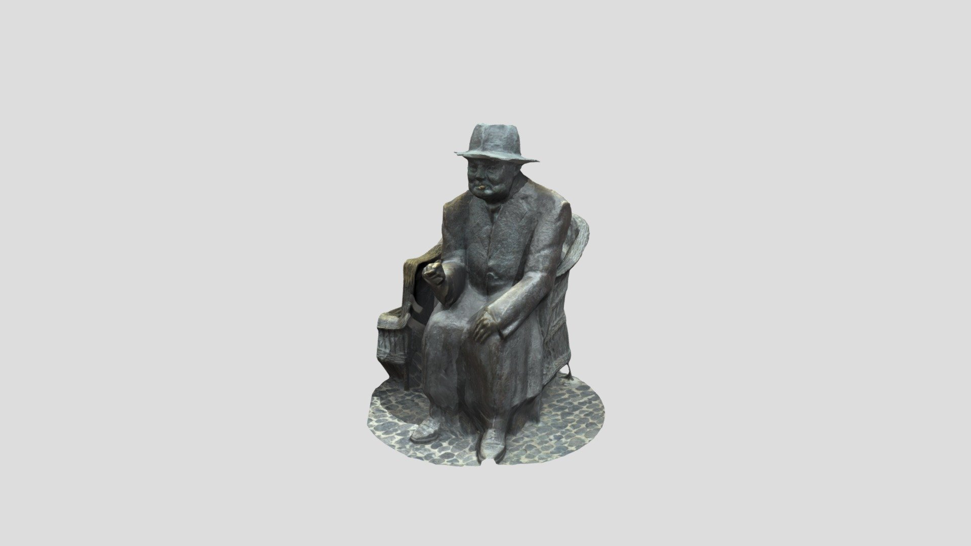 Winston Churchill - 3D model by vignemale65 [e414db1] - Sketchfab