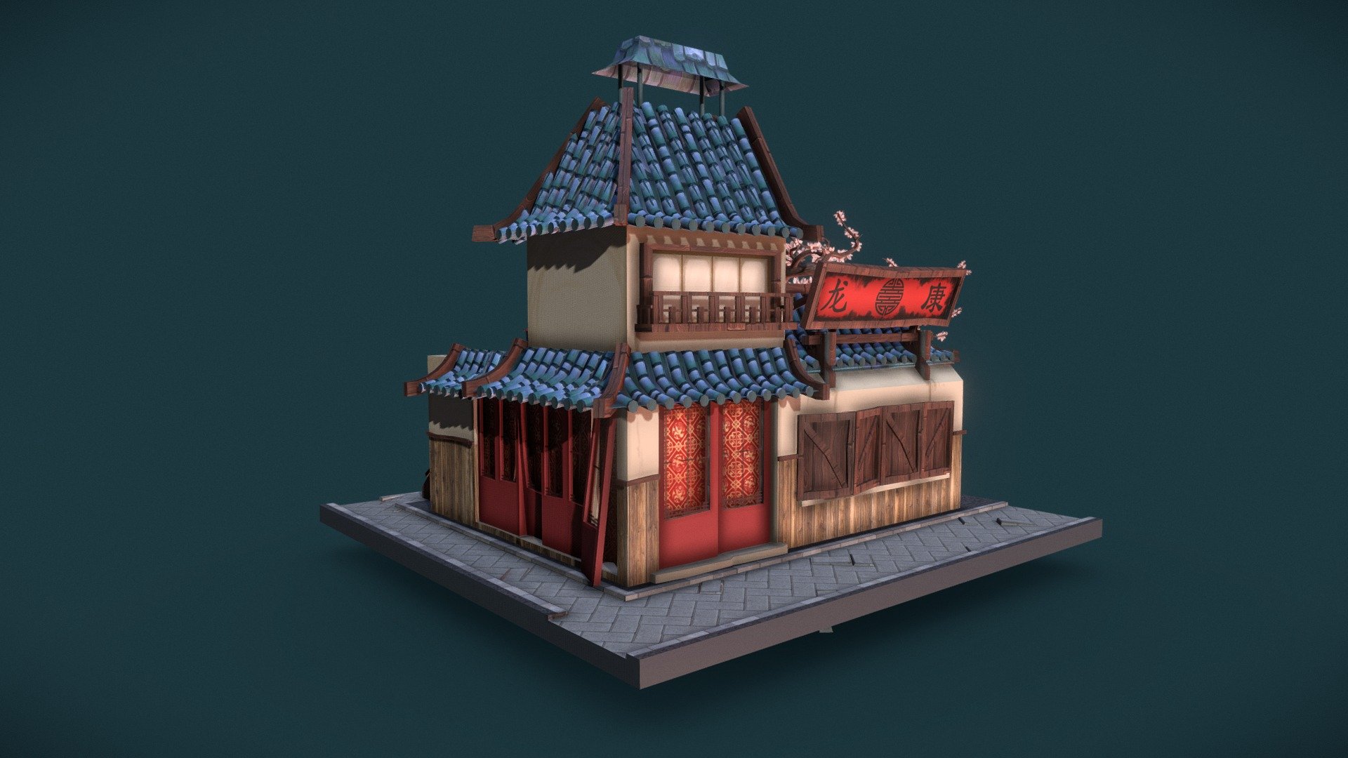 Ancient Chinese Blacksmith - DAE Village - 3D model by alphaolink ...