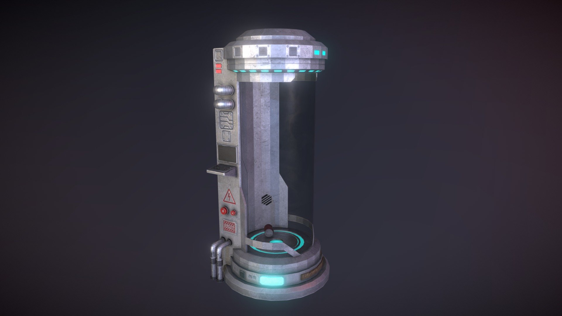 Cyberpunk Cryo Chamber - 3D model by NachoWhy [e416f33] - Sketchfab