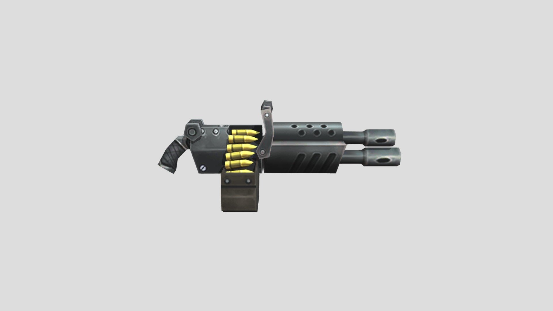 chicken gun heavy machine gun - Download Free 3D model by ...