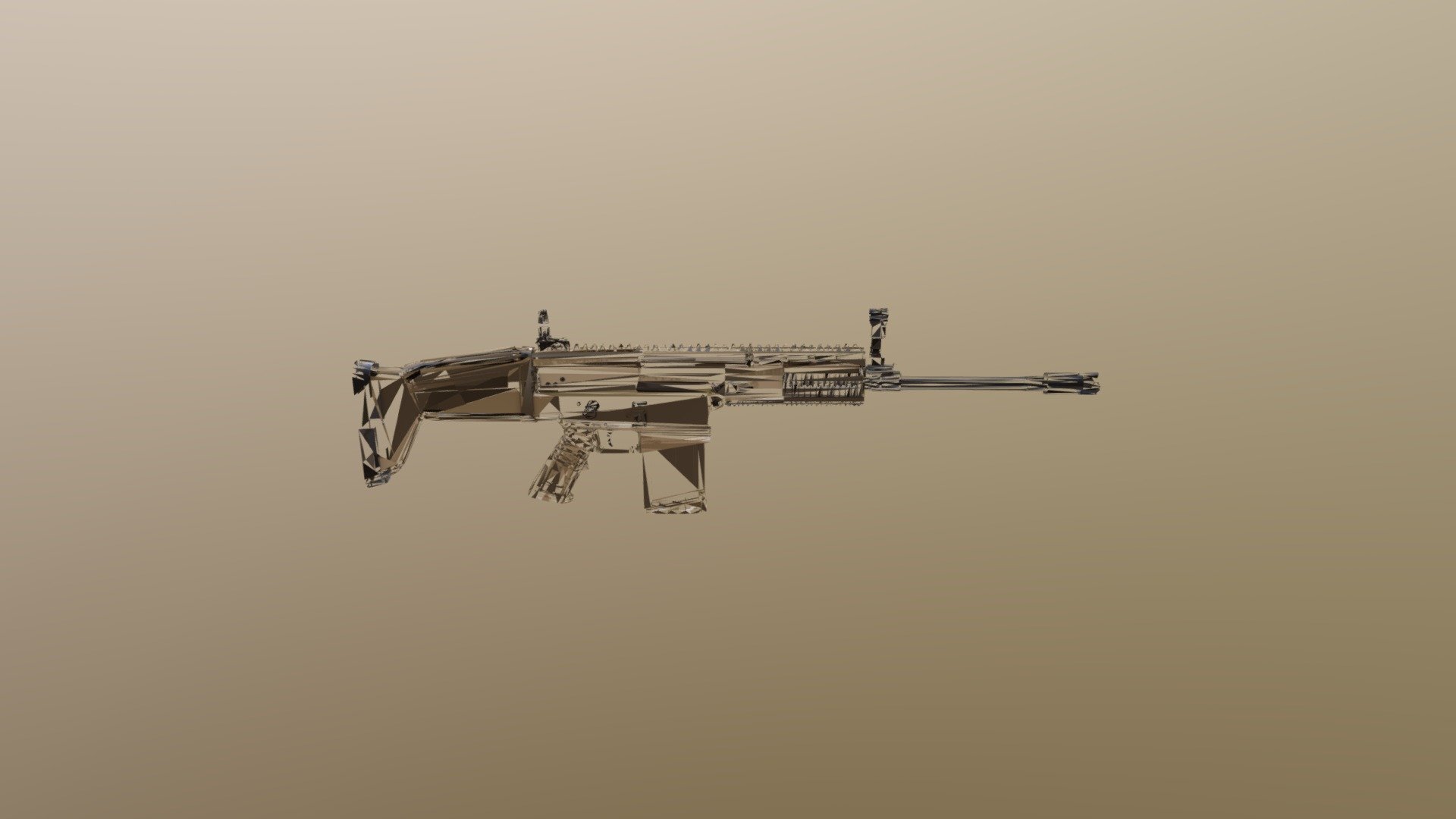 FN SCAR - 3D model by Beth (@lookerbeth) [e418435] - Sketchfab
