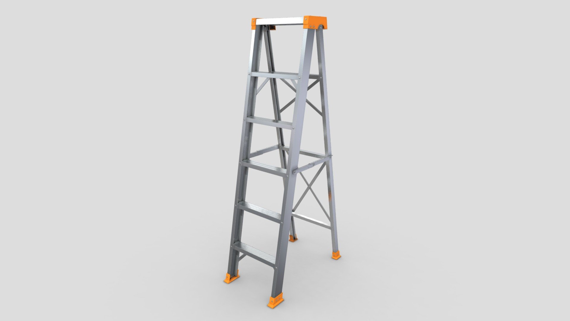 Step Ladder Free 3d Model Max Cgtradercom