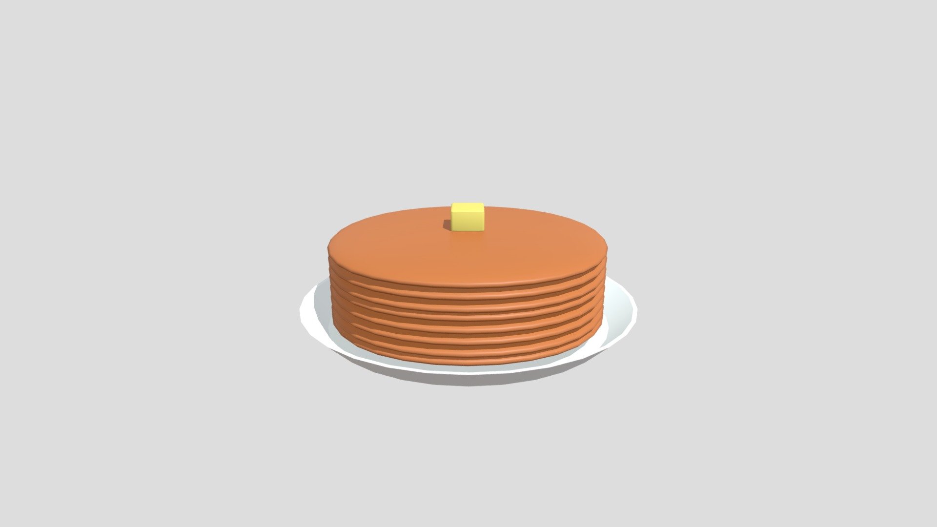 Pancakes - Download Free 3D model by carbofos [e419f40] - Sketchfab