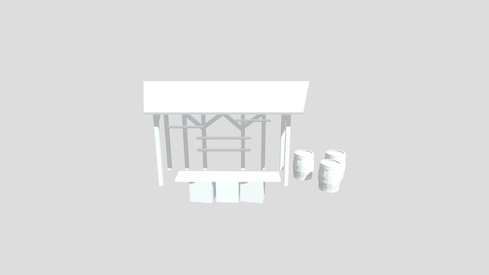 Shop Stand - Download Free 3D model by PepeM4zer [e41b884] - Sketchfab