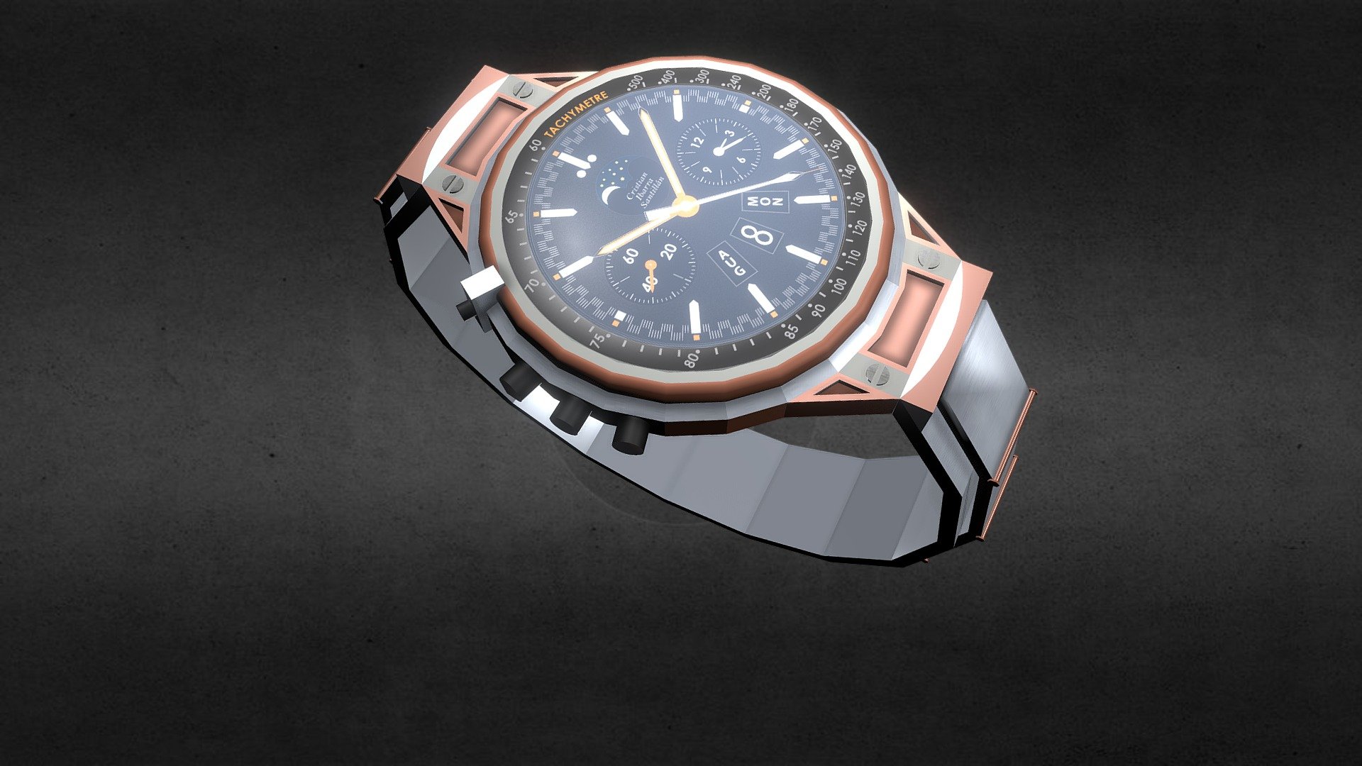 Watch - Download Free 3D model by ChassisXY [e41c1a6] - Sketchfab
