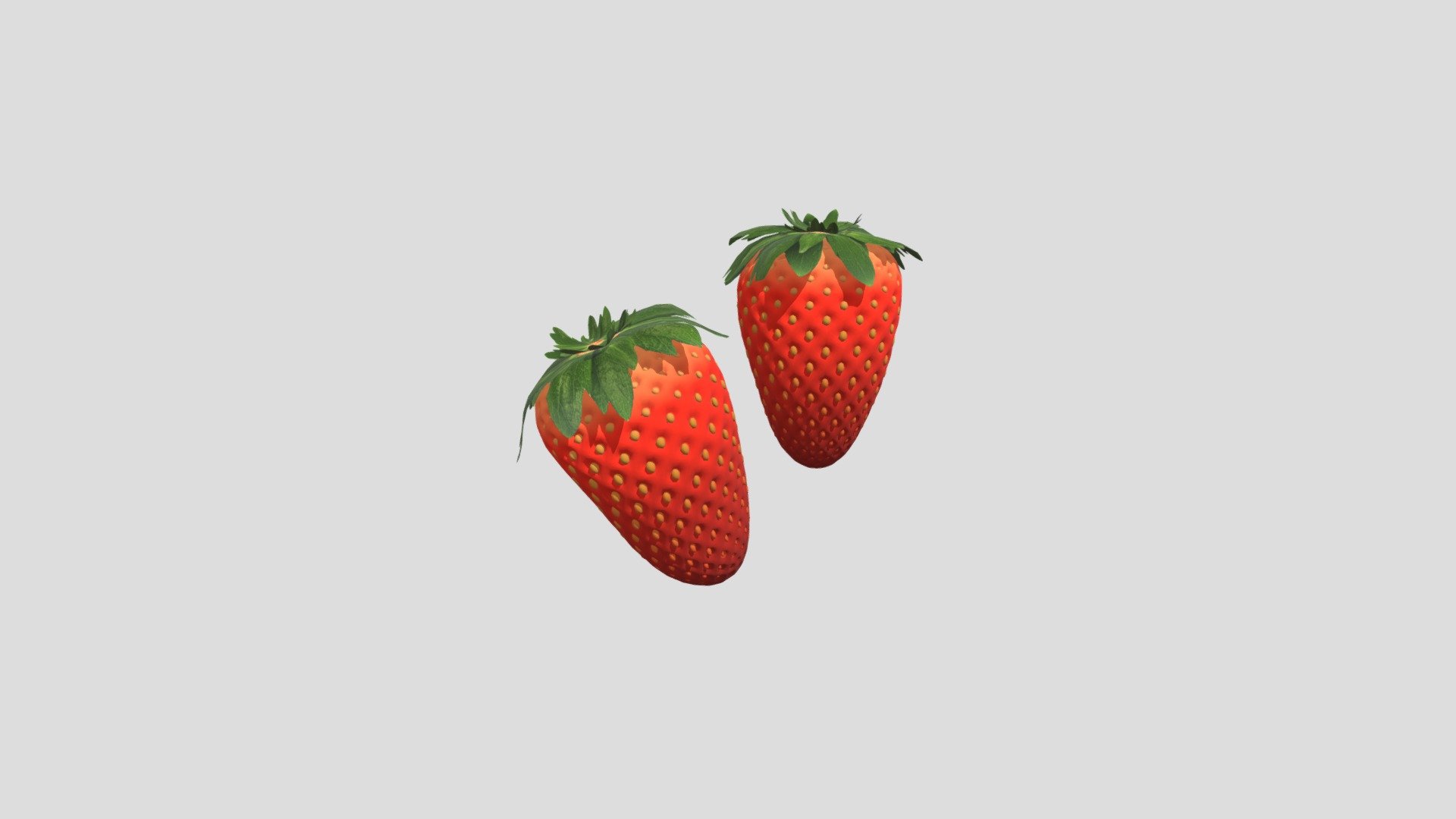 Strawberry - Download Free 3D model by ModelMakerZoey [e41cef2] - Sketchfab