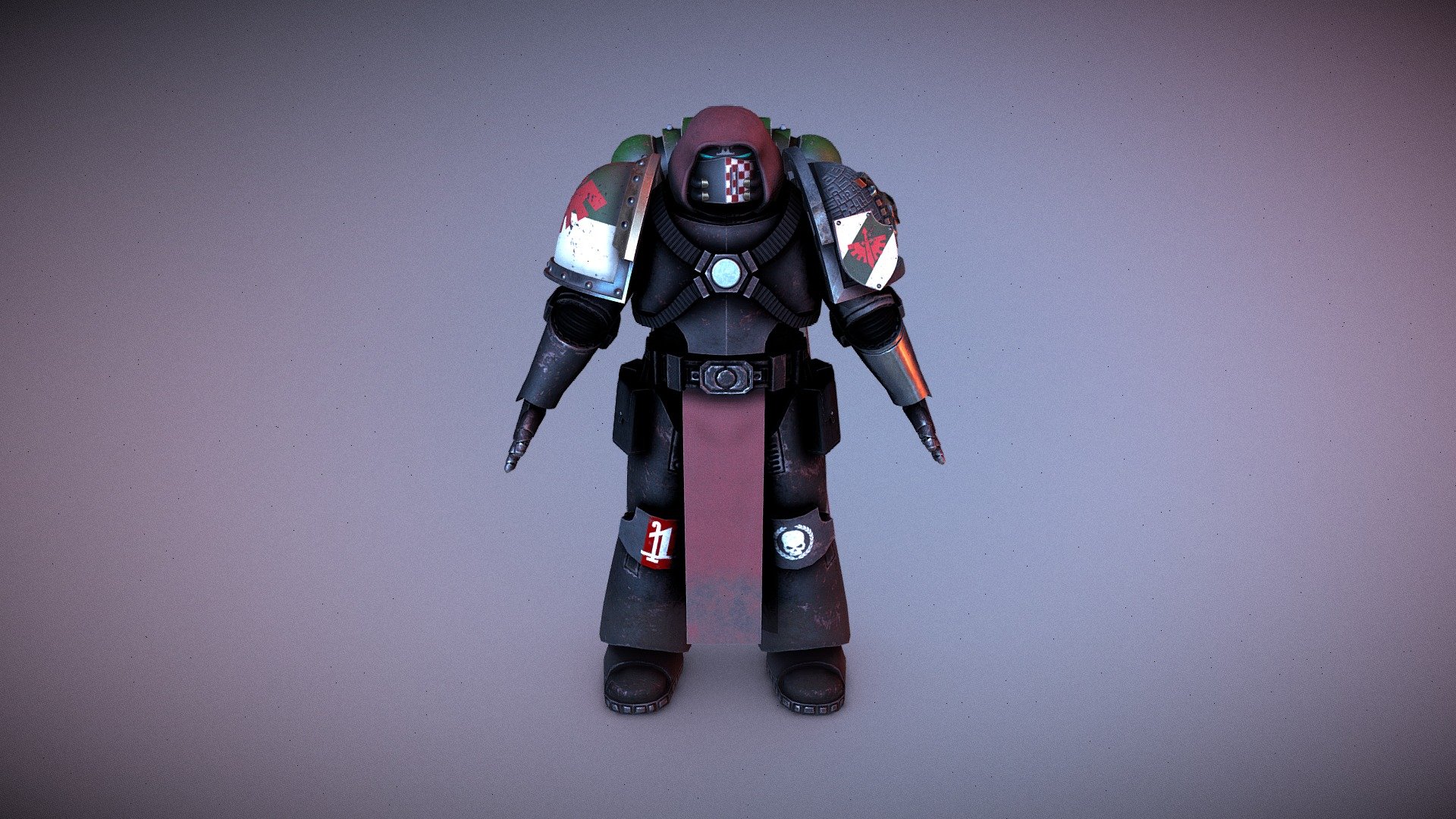 space marine - 3D model by Michael.G (@Shoveller831) [e41ec87] - Sketchfab