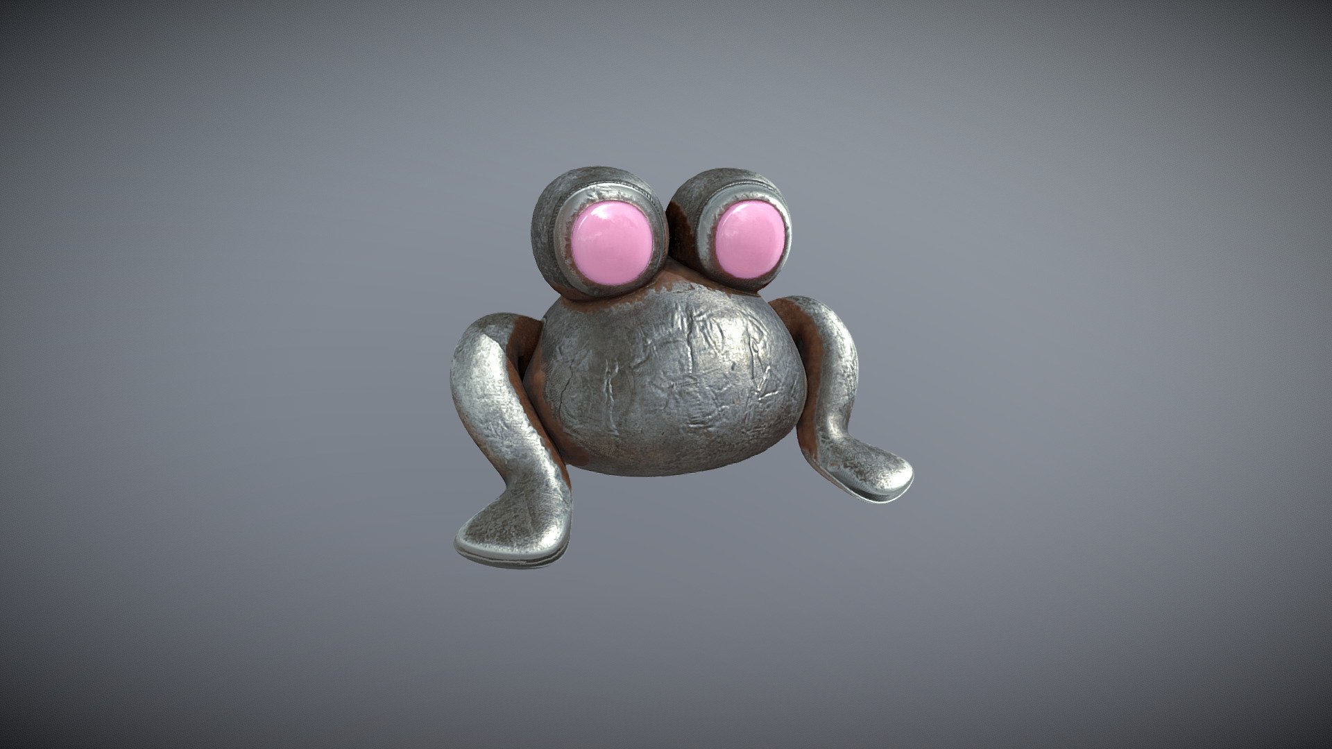 rusty frog - 3D model by cristiangheorghiu [e42014b] - Sketchfab