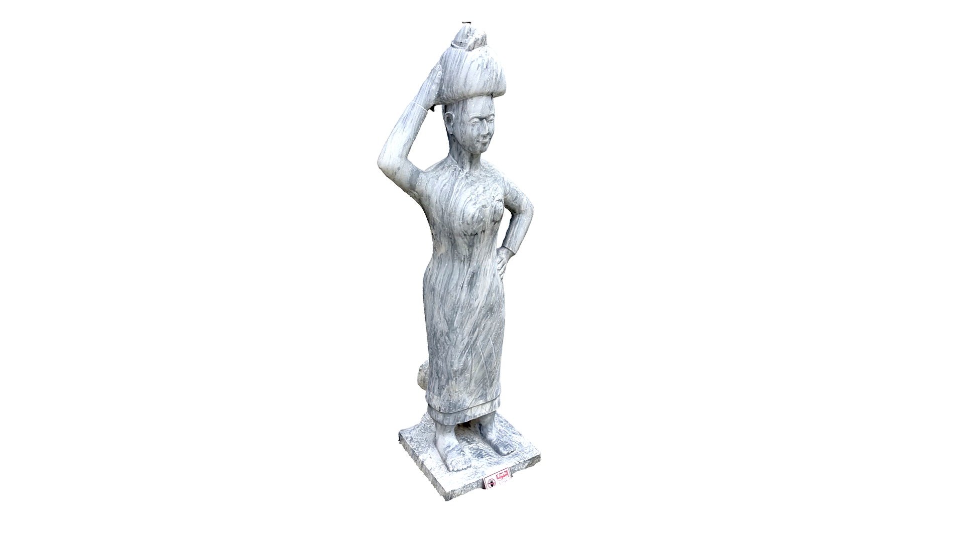 Chinese stone doll at Wat Phra Kaew 01 - 3D model by VR Siam (@saenpich ...
