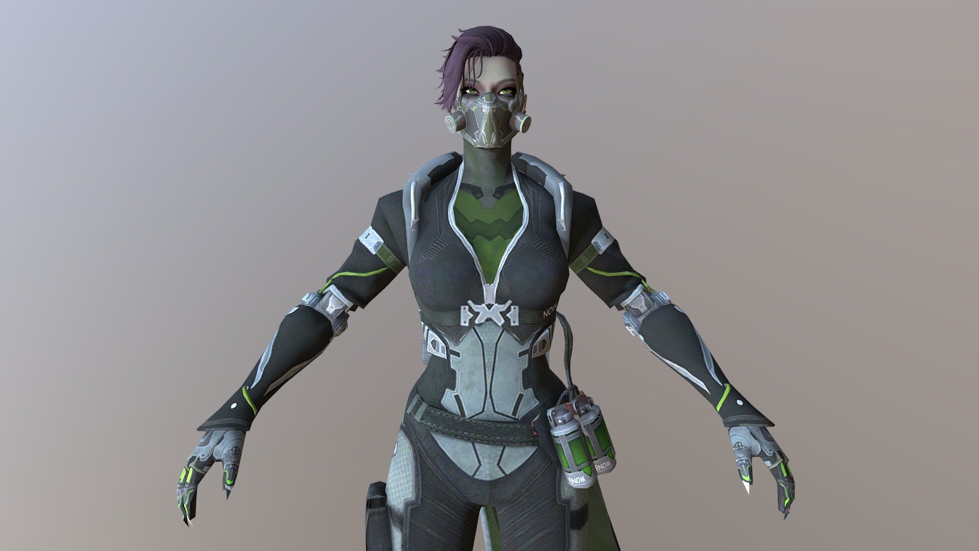 female character NOVA | bloodstrike - 3D model by TopNotch Assets ...