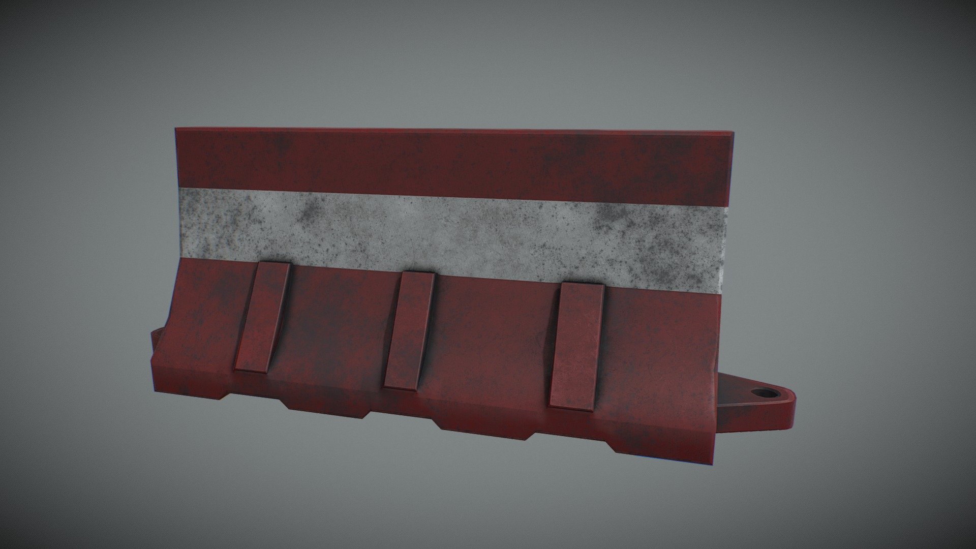 Traffic barrier - Download Free 3D model by Nikita_Exor (@nekit.solovei ...