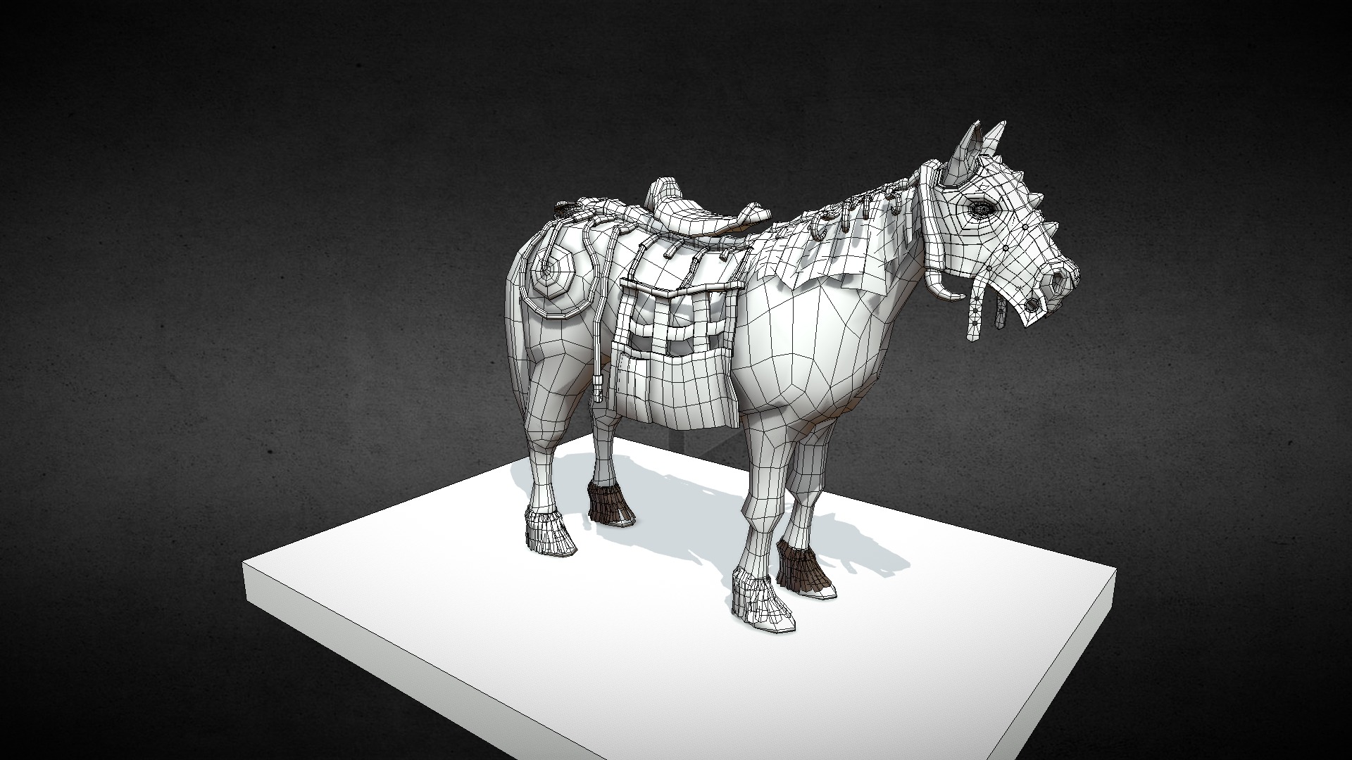 Horse-War-WIP - 3D model by sortan [e422e12] - Sketchfab