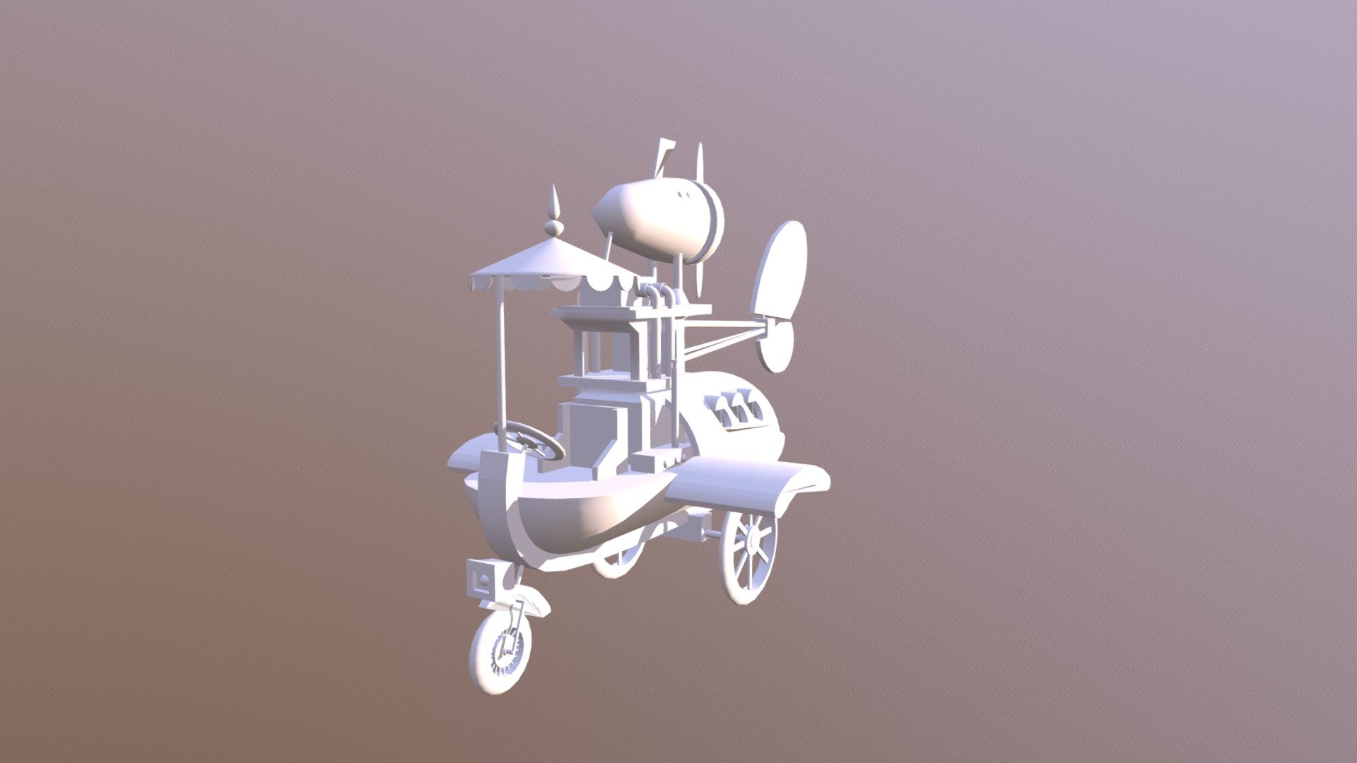 Wacky Racers - Download Free 3D model by pbisart [e423ae8] - Sketchfab
