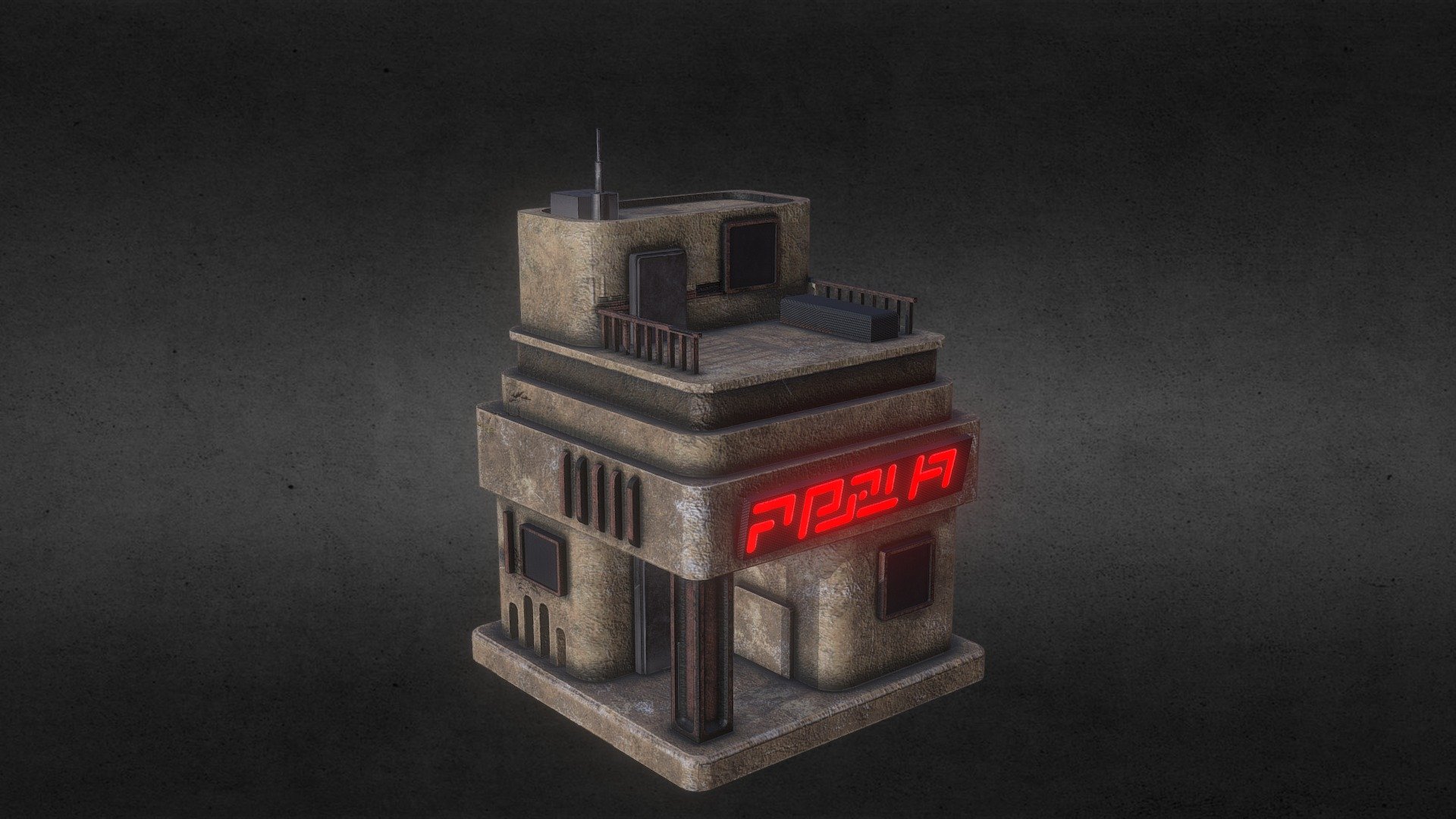 Desert Building - 3D model by AleixBueso [e424968] - Sketchfab