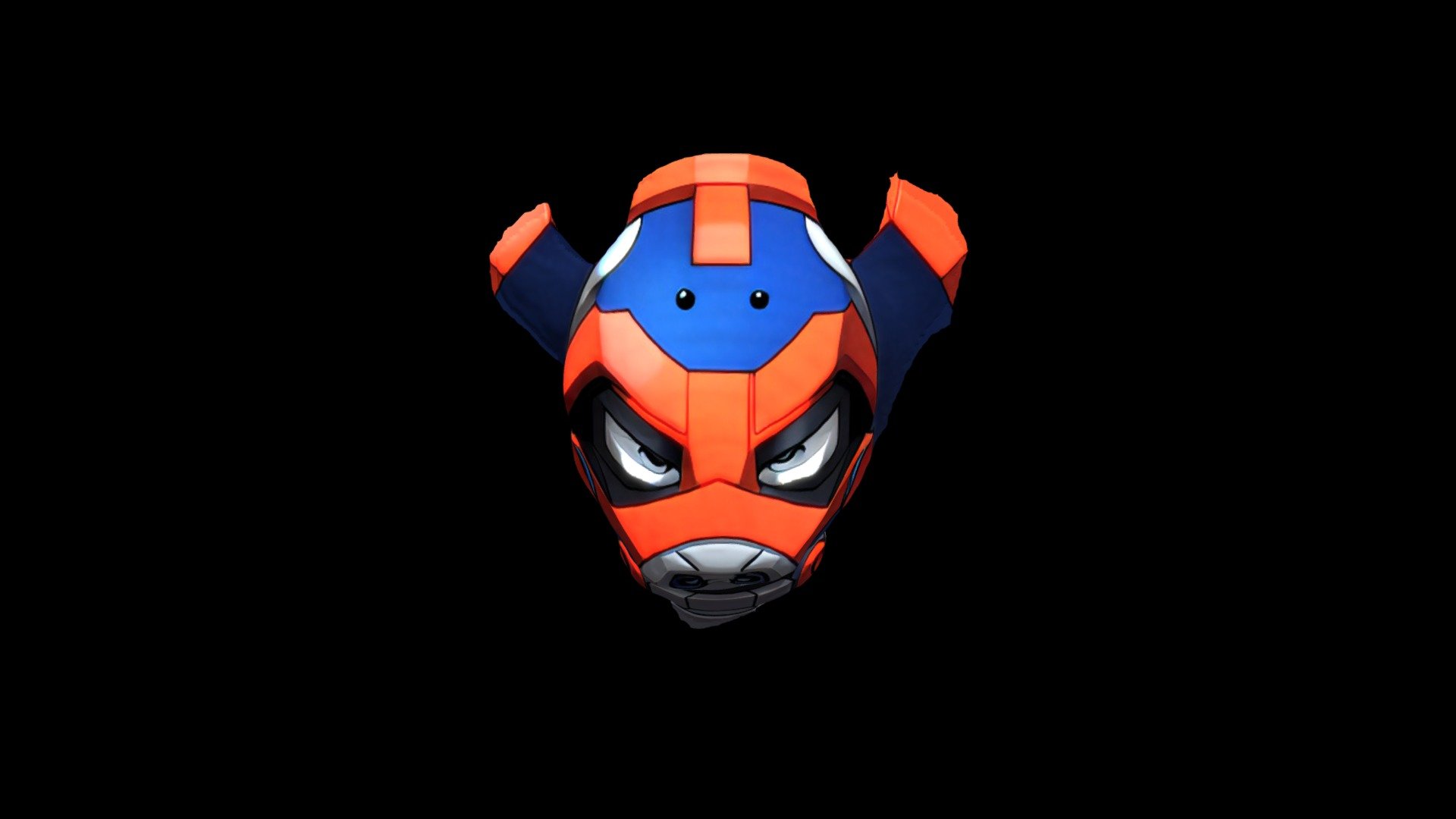 Helmet Mask Robot Cartoon 2127 - Download Free 3D model by klrxyz ...