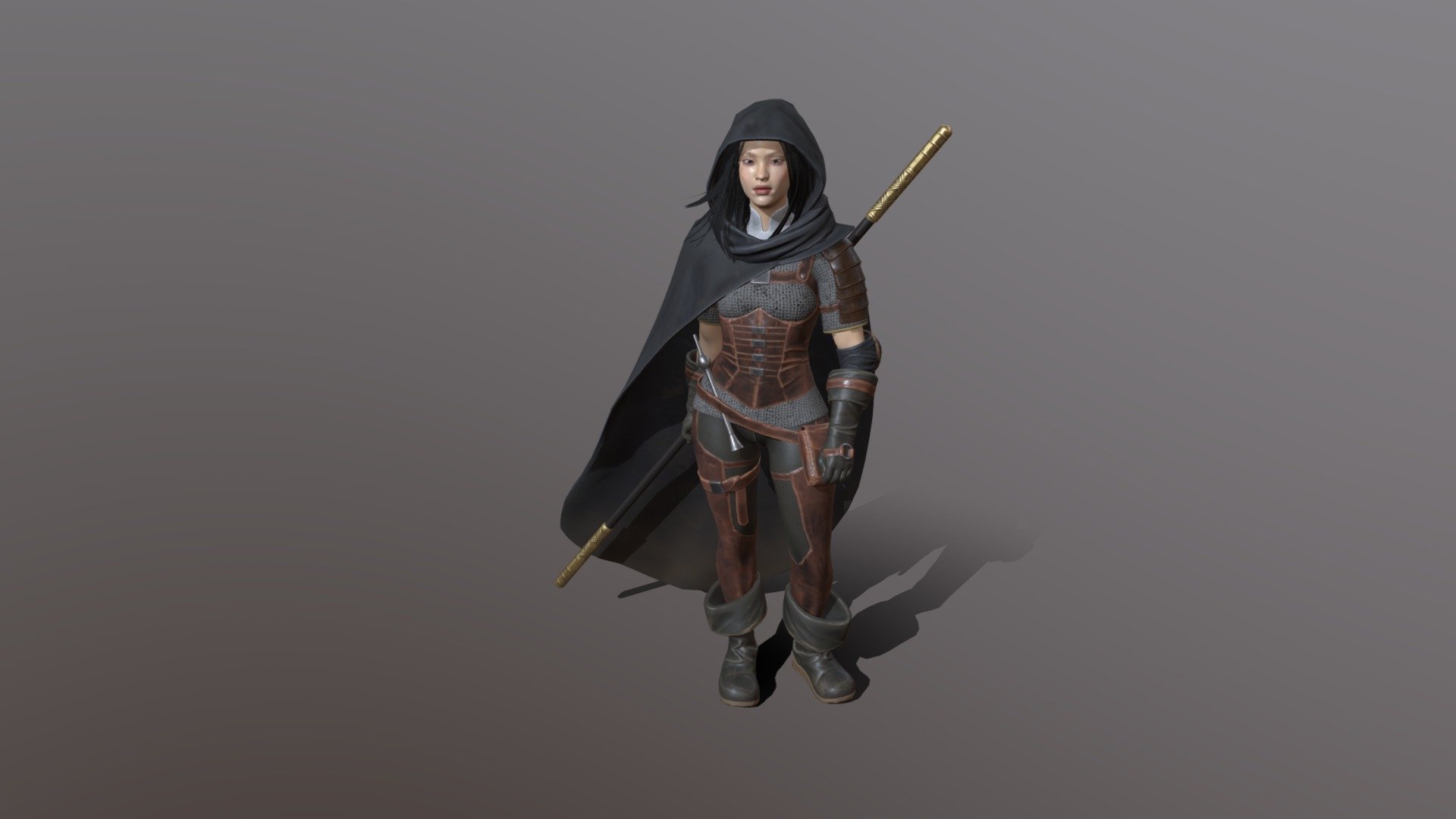 Game character - 3D model by itanya [e4259ee] - Sketchfab