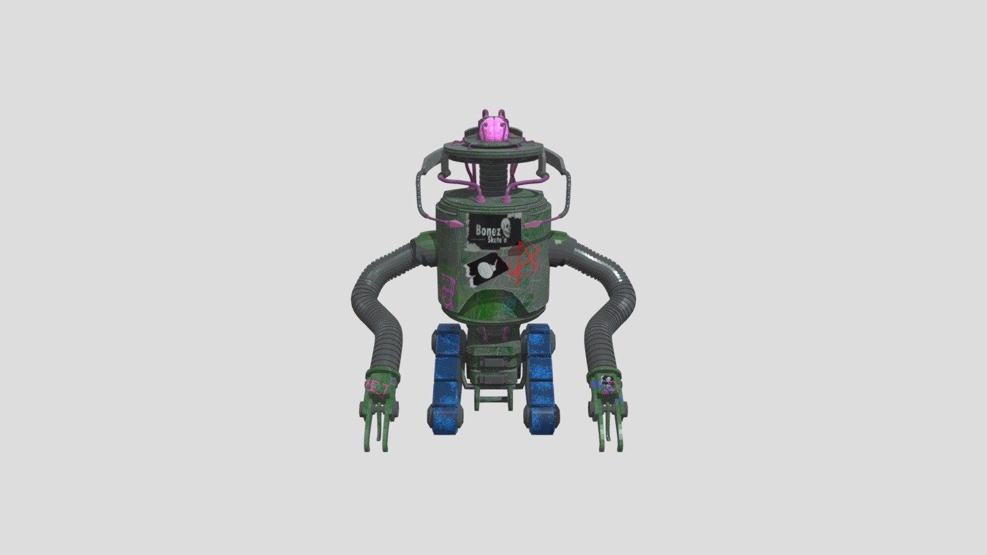 Robot-Stylized - 3D model by D_Phillips [e427633] - Sketchfab