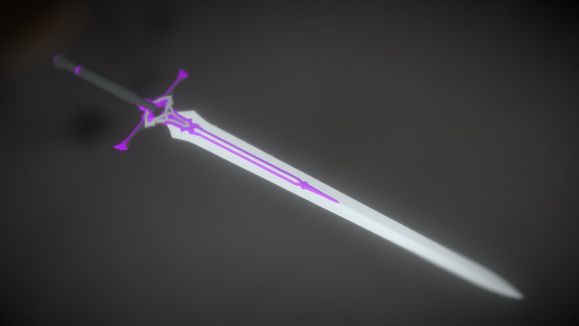 Purple Sword - Download Free 3D model by KenShi_ (@KenShi3D) [e428703 ...