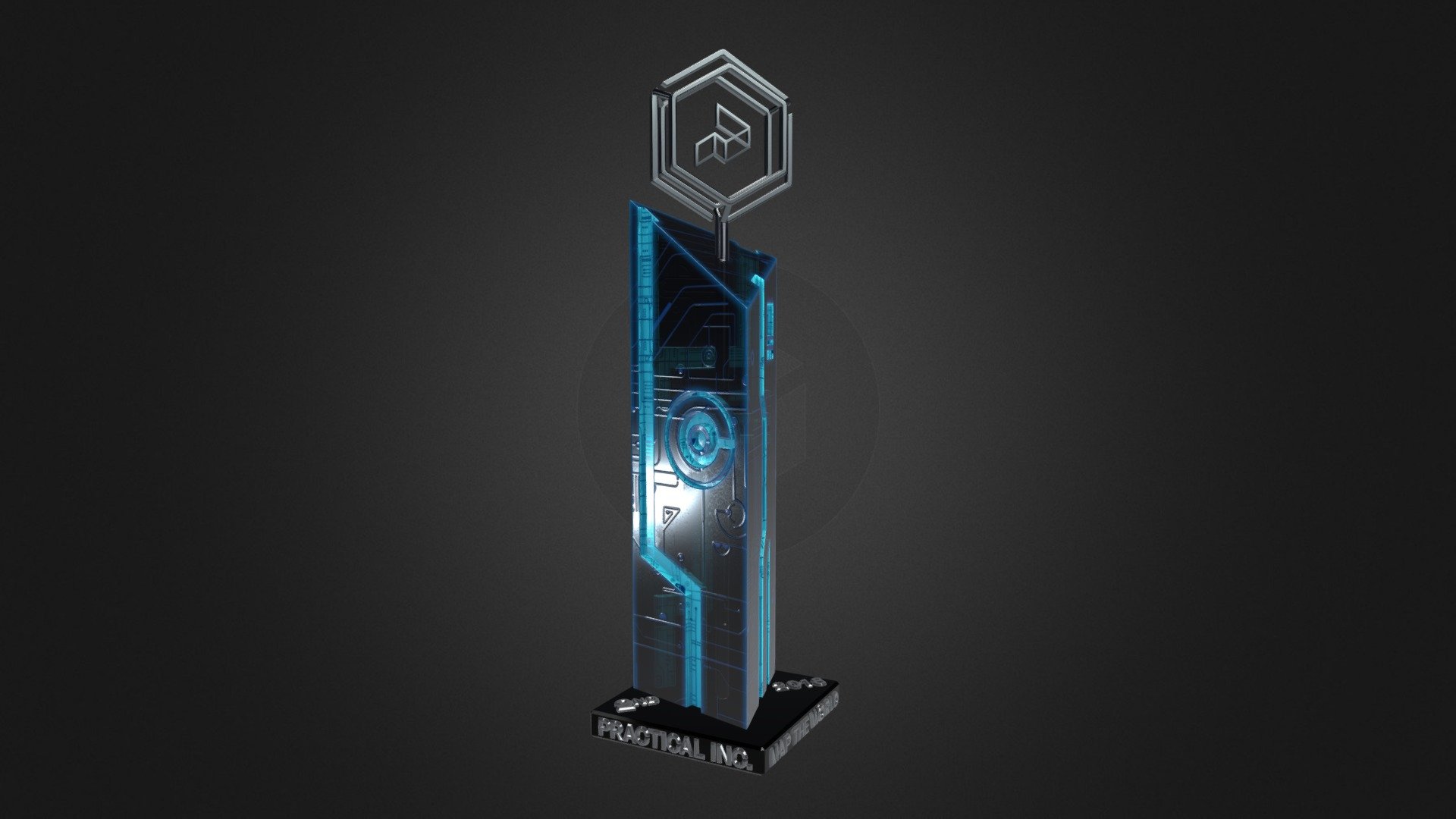Map The World | First Edition - 2nd Place Trophy - 3D model by ...