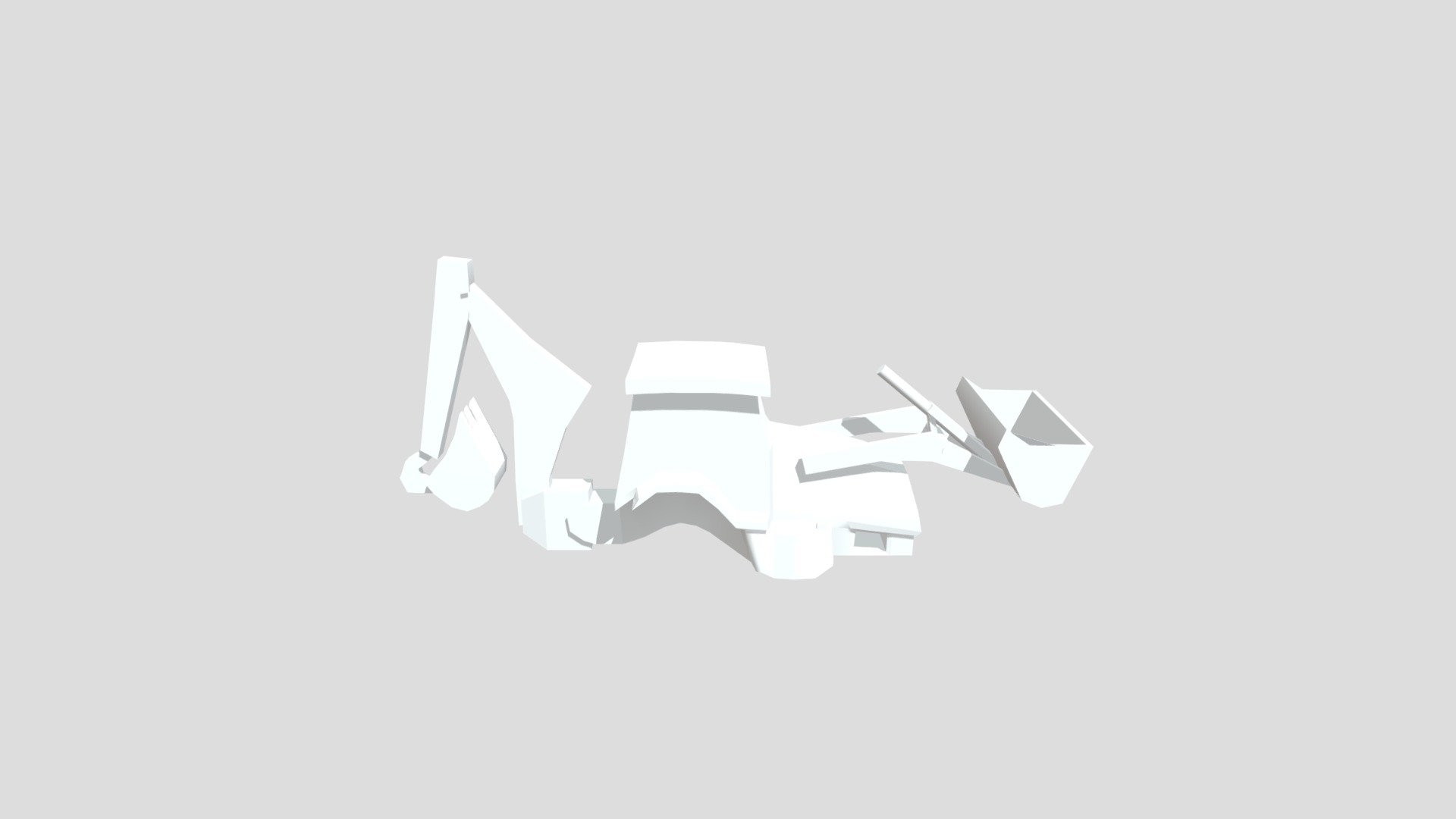 Backhoe - 3D model by SweetLemons [e42dc73] - Sketchfab