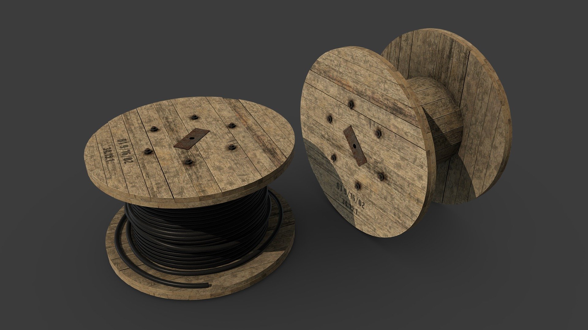 Big Cable Coil - 3D model by kanistra [e42de7a] - Sketchfab