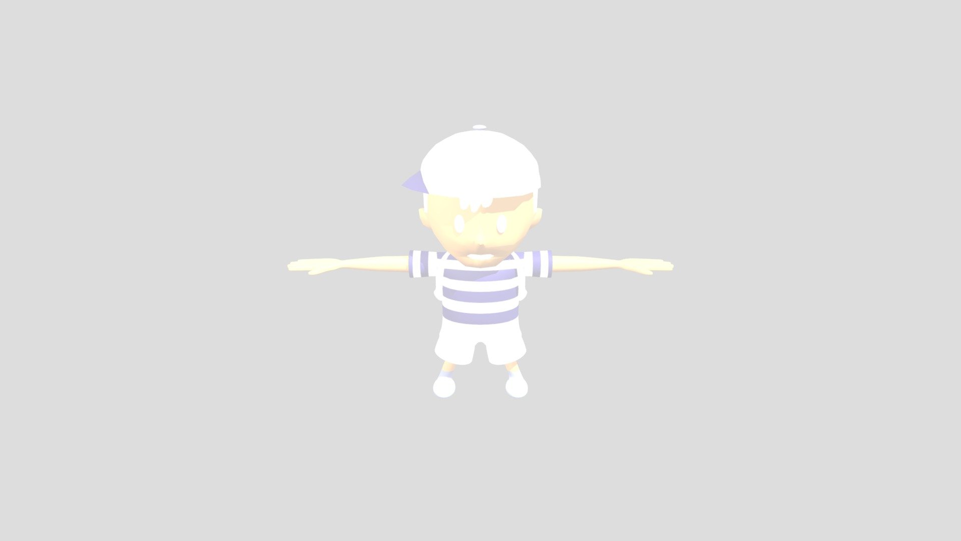 Ness - earthbound / mother2 - Download Free 3D model by wholetonegames ...
