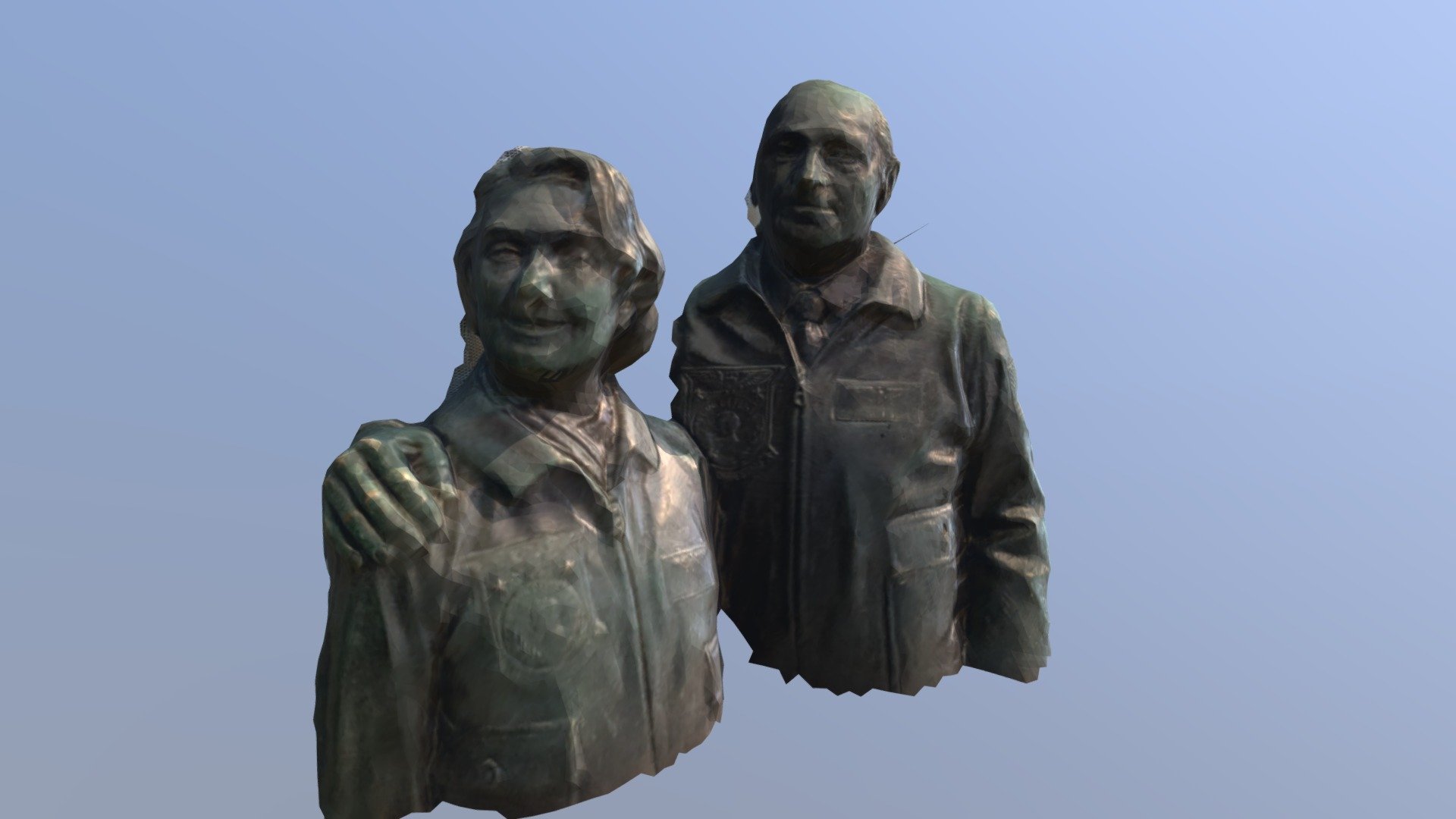 The Fishers, founders of the Intrepid Museum - 3D model by gerardobort ...