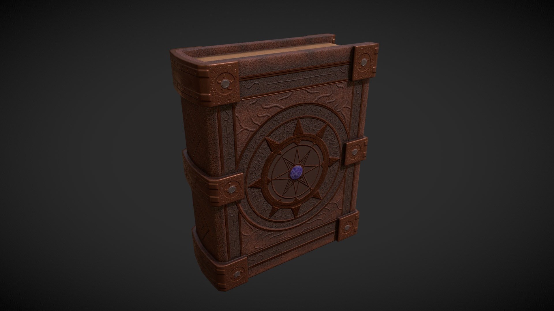 Magic Book - 3D model by Halfoun [e4309ad] - Sketchfab