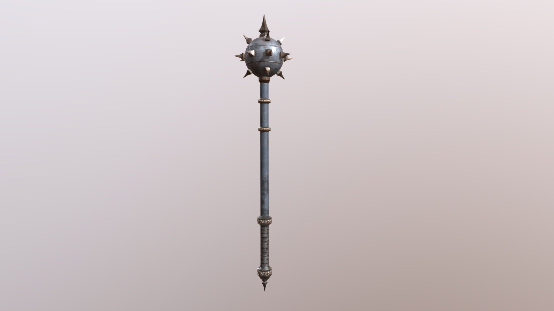 Morning Star Melee Mace Weapon - Buy Royalty Free 3D model by James Ooi ...