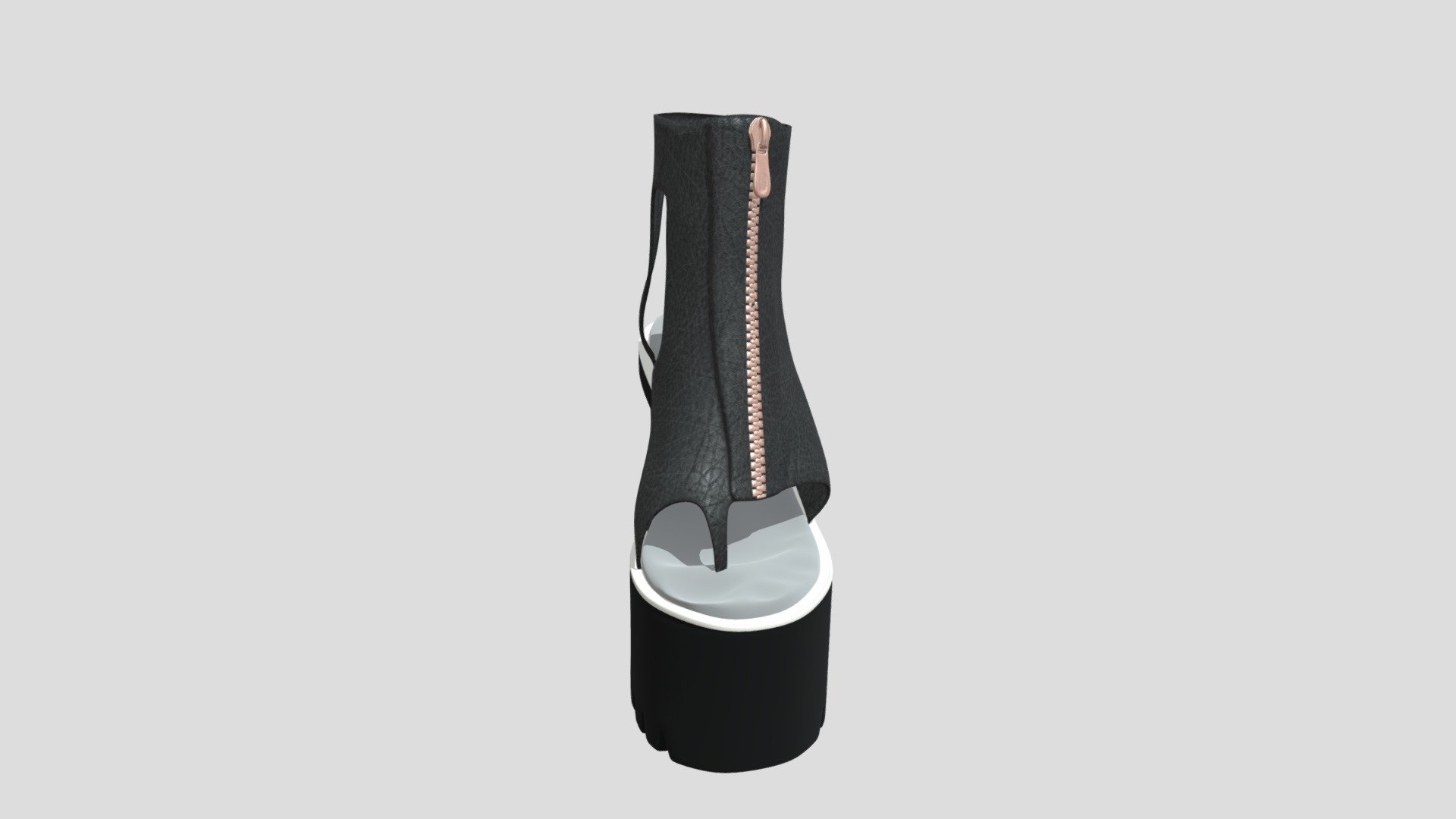 Block Platform Thong - Download Free 3D model by toolategil [e4310b3] - Sketchfab