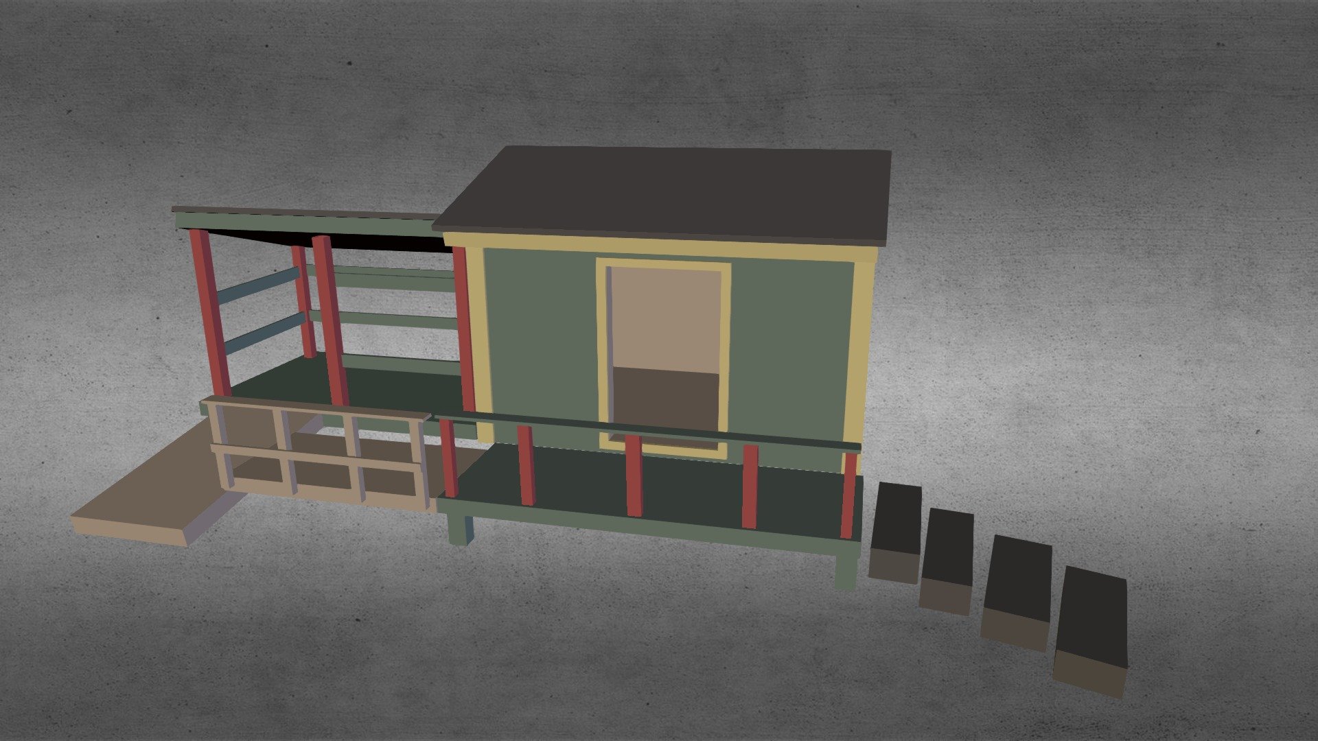 Boating_storage - 3D model by ArianeBoisvert [e431dcb] - Sketchfab