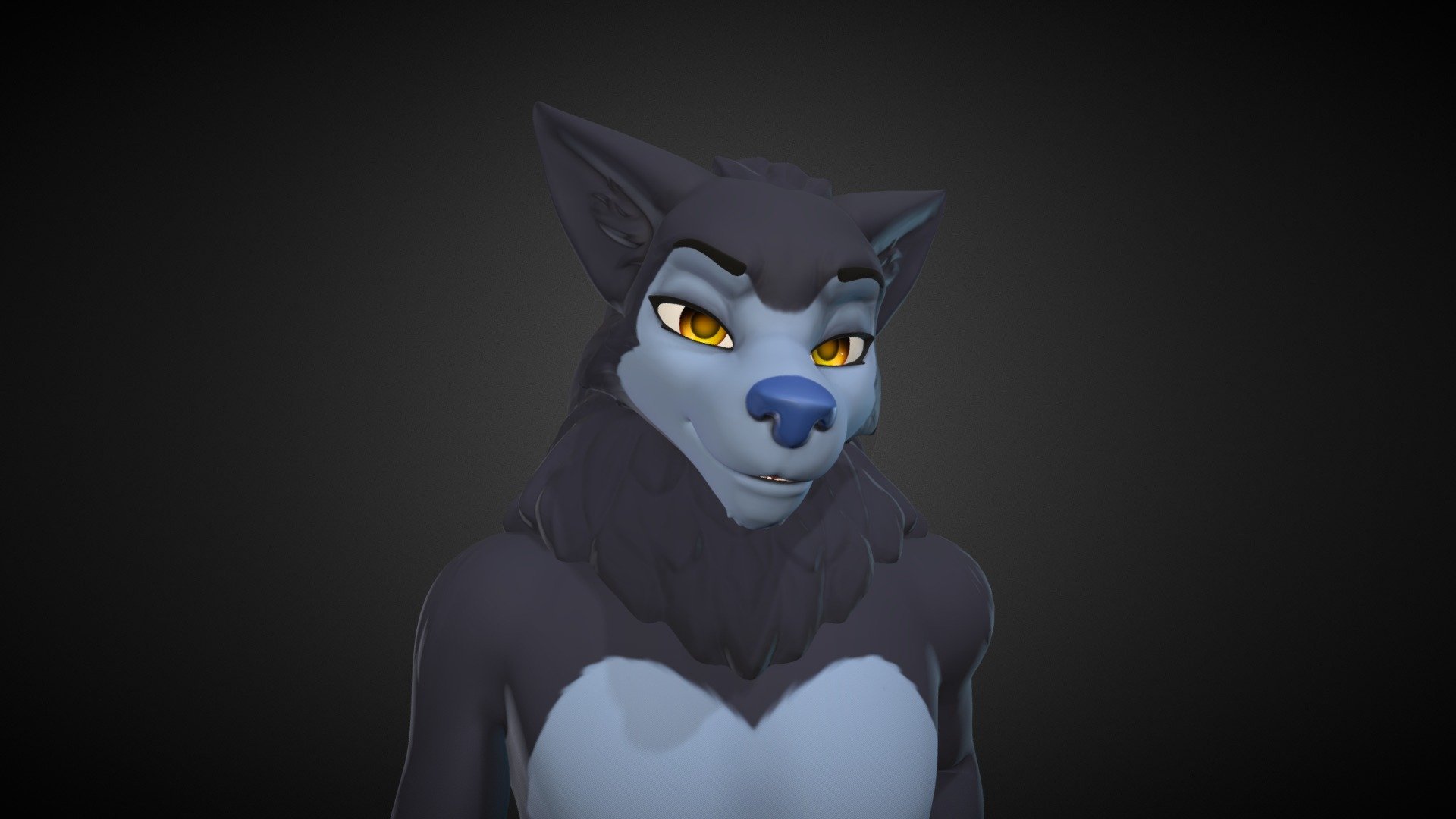 koba Wulf Commission - 3D model by kayla fox (@kaylafox) [e433bc5] - Sketchfab