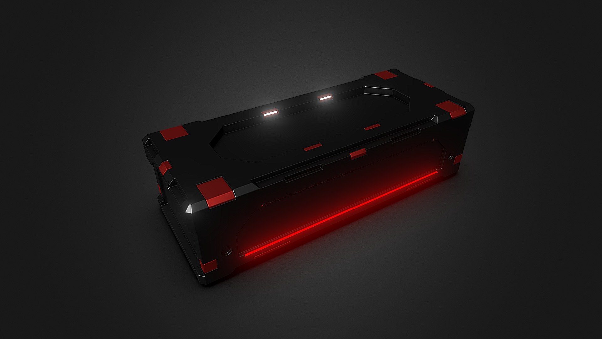 Futuristic Crate - 3D model by 3DMode (@3DModele) [e433c17] - Sketchfab