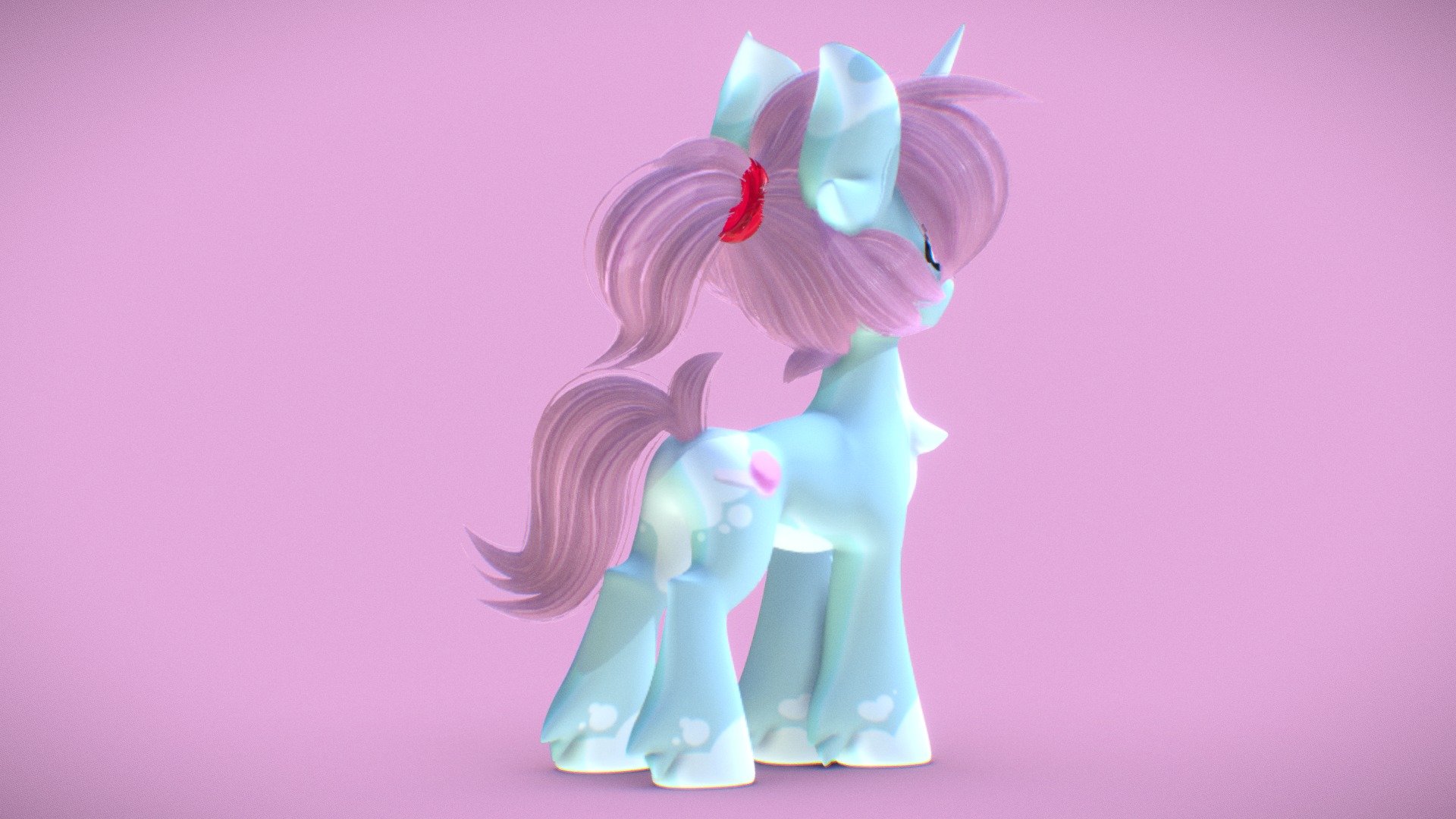 Pony - 3D model by Teva (@TerrAxy) [e435c41] - Sketchfab