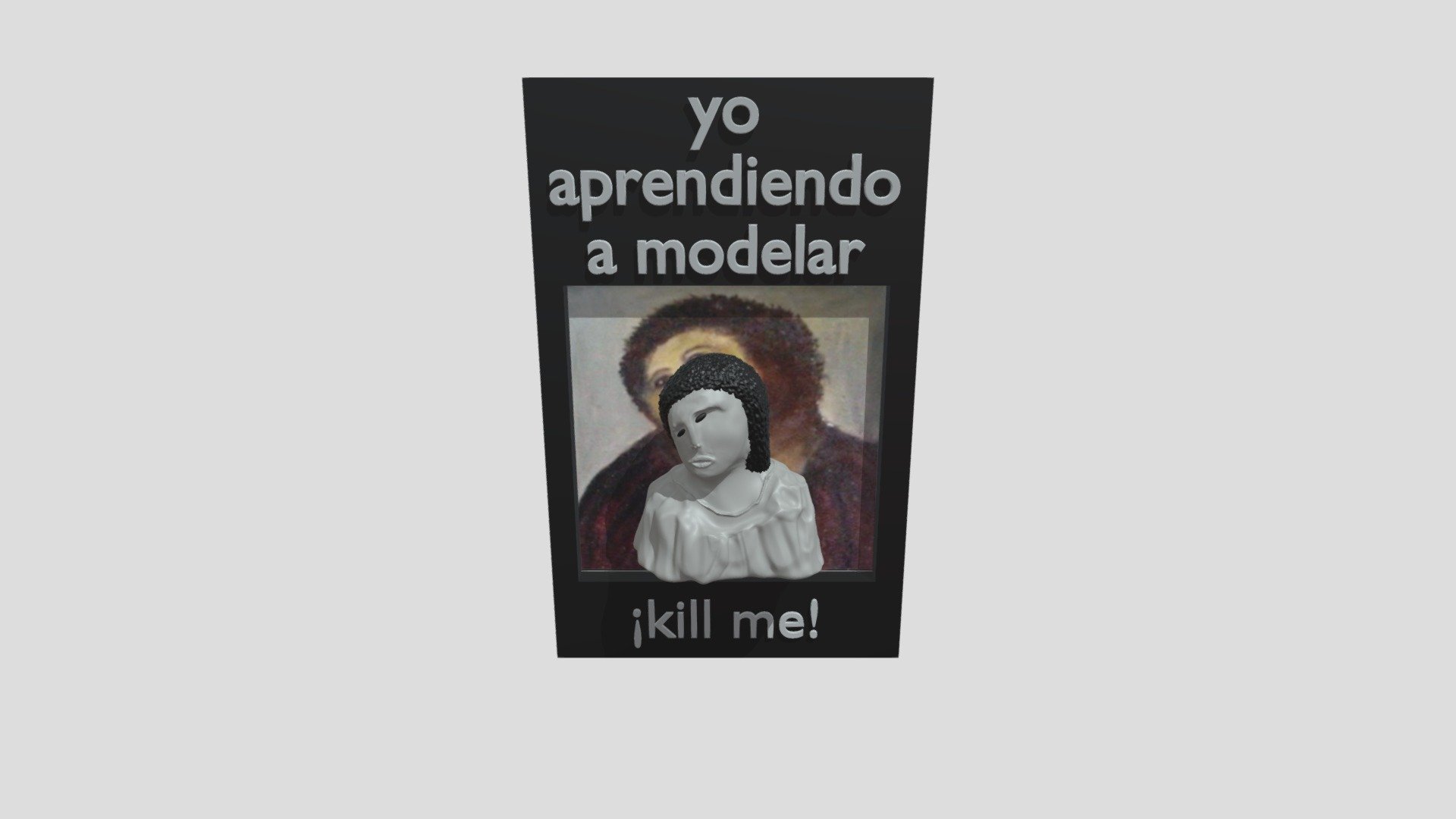 Meme 3D - Download Free 3D model by Omar (@omardjt1) [e436b3c] - Sketchfab