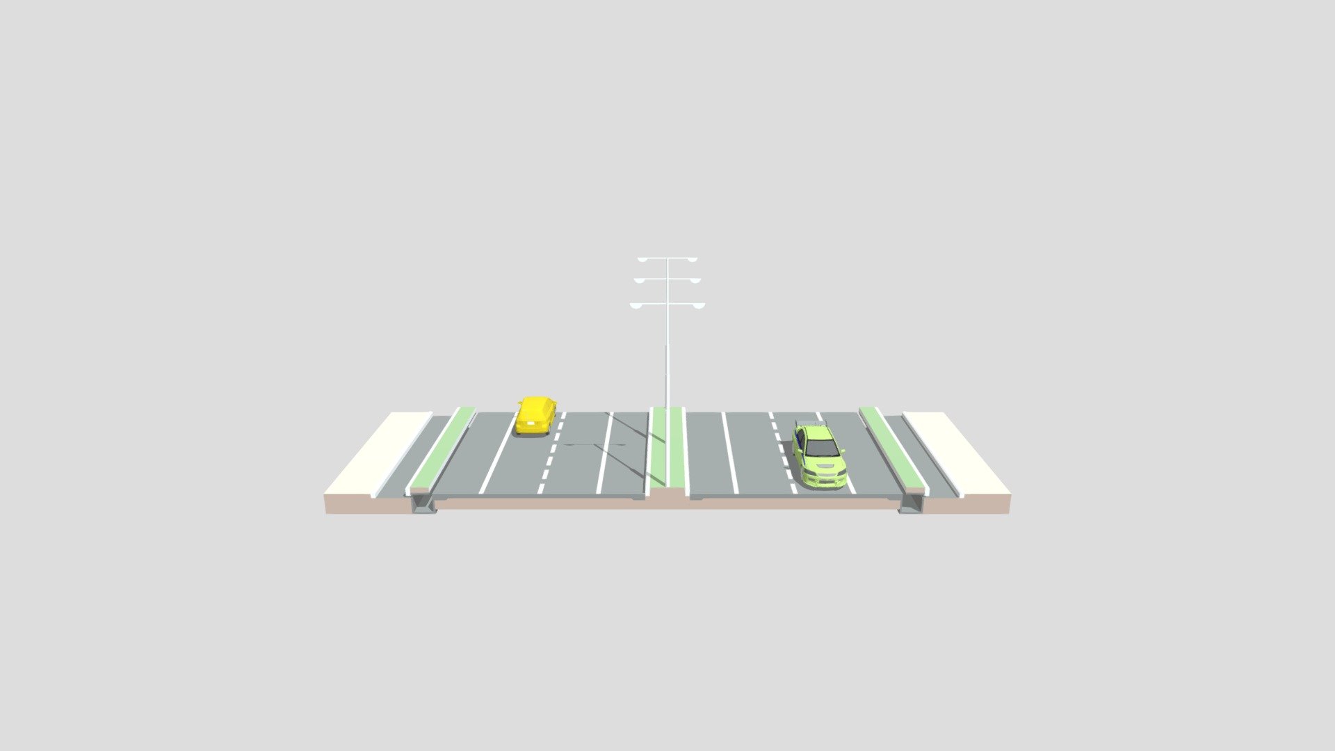 Desain Pemodelan Jalan dan Jembatan - Download Free 3D model by ...
