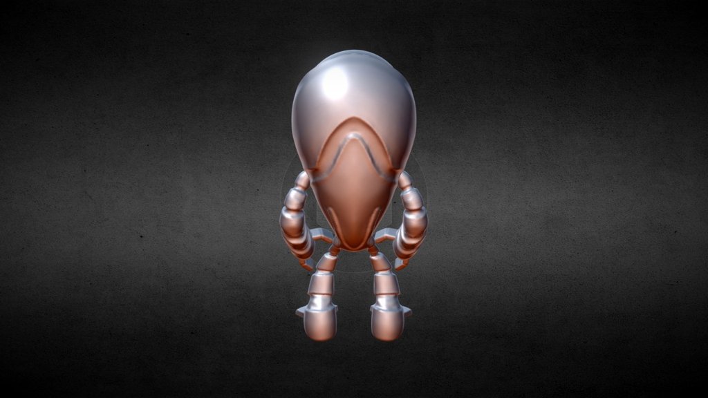 Dummy robot highpoly concept - 3D model by FacelessAsh [e436f31 ...