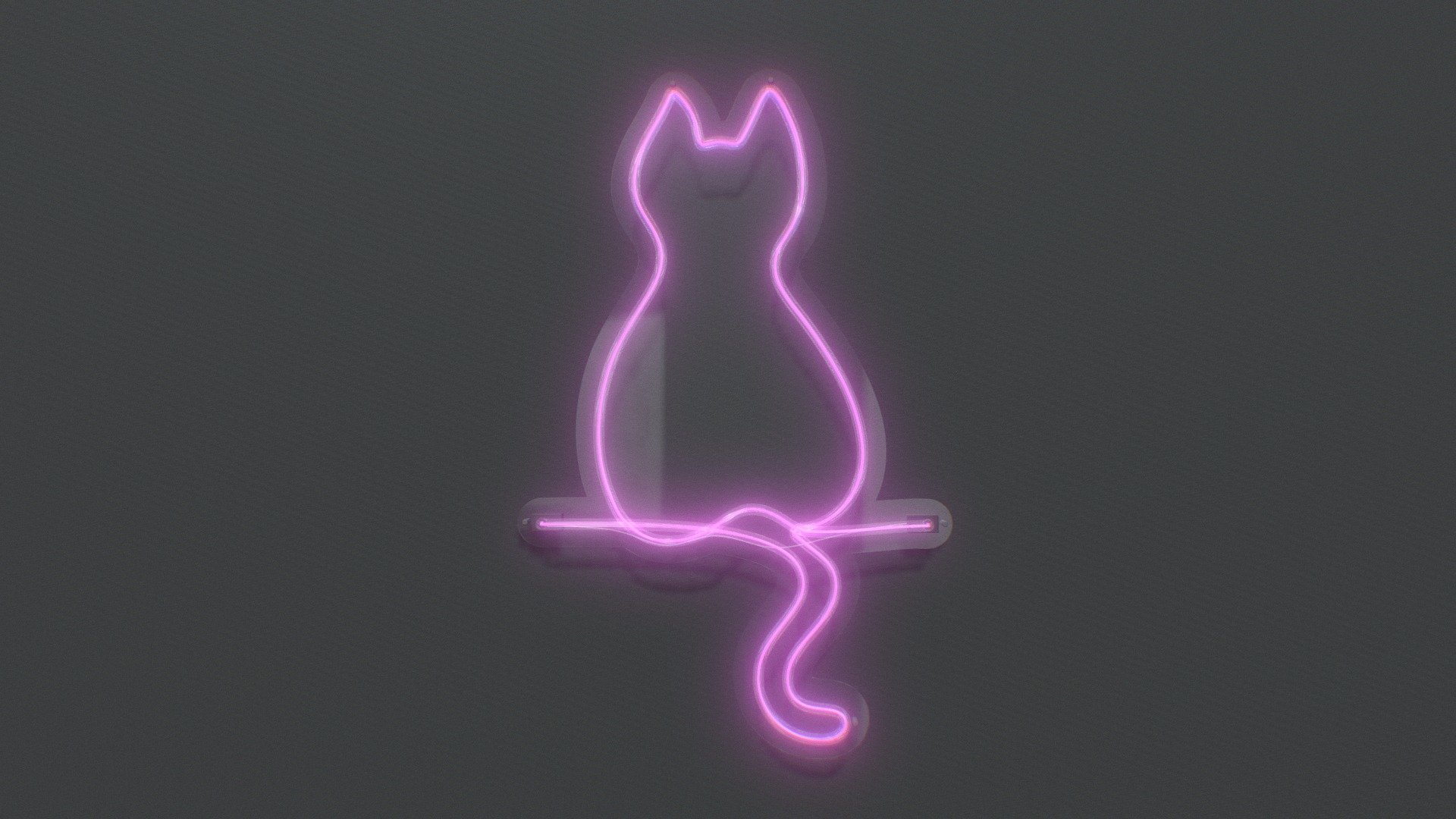 Front Cat - Neon Sign - Buy Royalty Free 3D model by NEONPLEX [e4372ee ...
