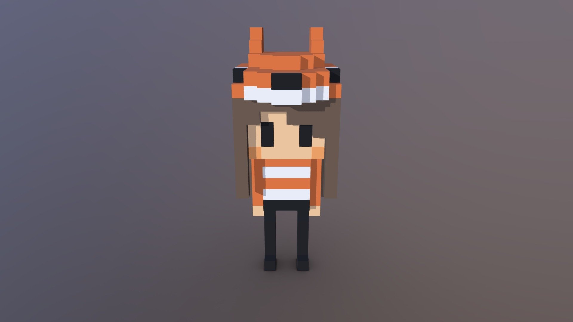 Fox Girl - 3D model by Leo_Gamer718 [e438bbc] - Sketchfab