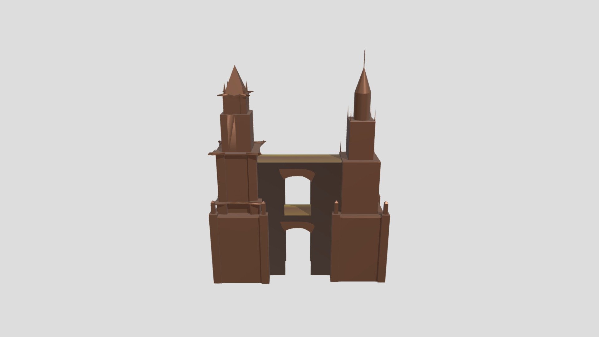 GOTHAM Twin Towers - Download Free 3D model by an anonymous gothamite ...