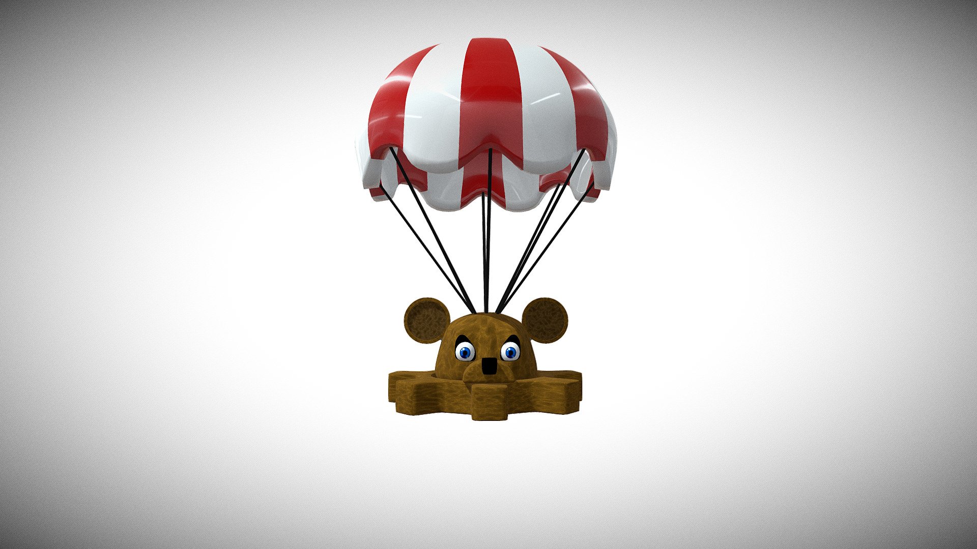 Gearrat Parachute FNaF World - Download Free 3D model by 3D_Garbage ...