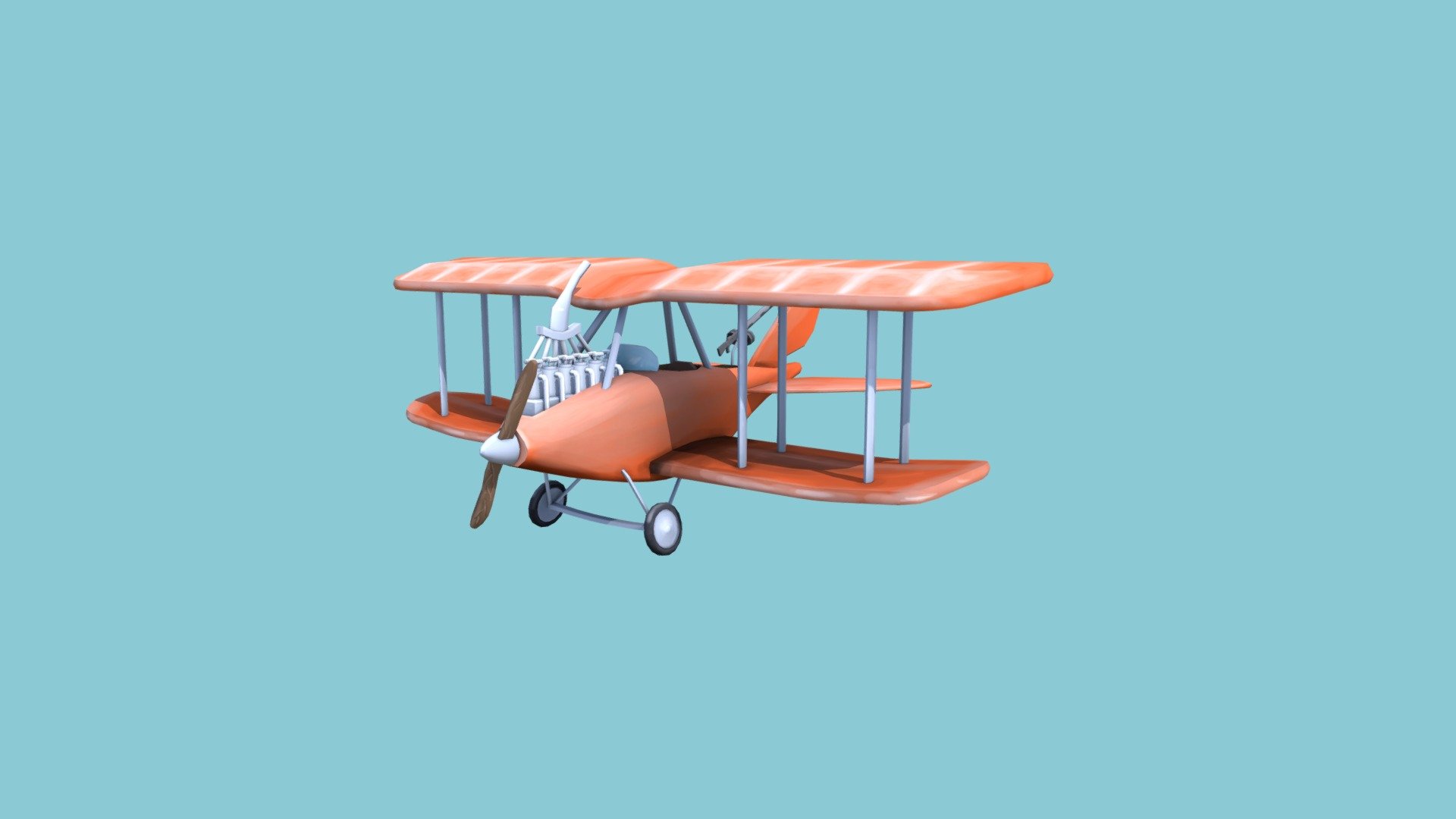 |DAE| Stylized WW1 Plane - DFW C.V. - 3D model by Jan Esch (@Njan ...