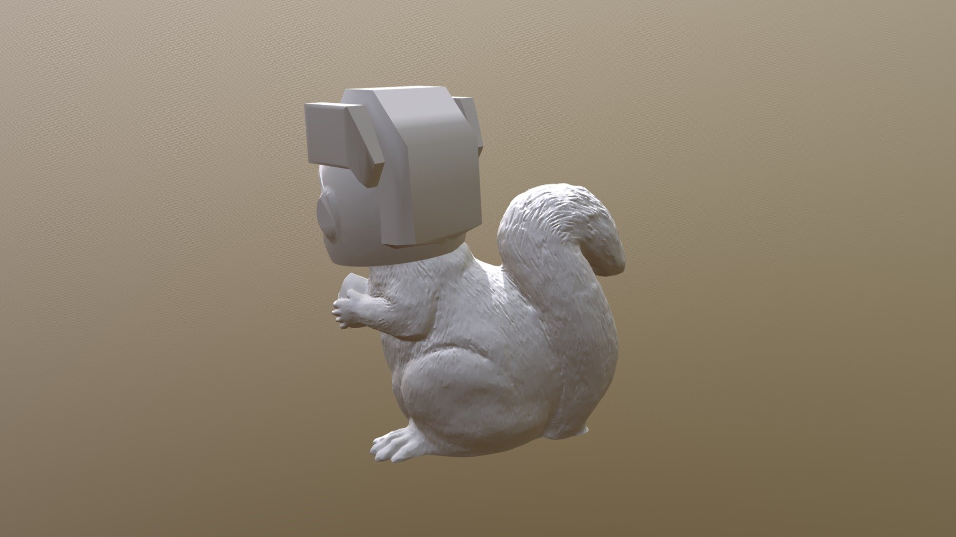 Intergalactic Squirrel - 3D model by RedTeam8 [e439e44] - Sketchfab