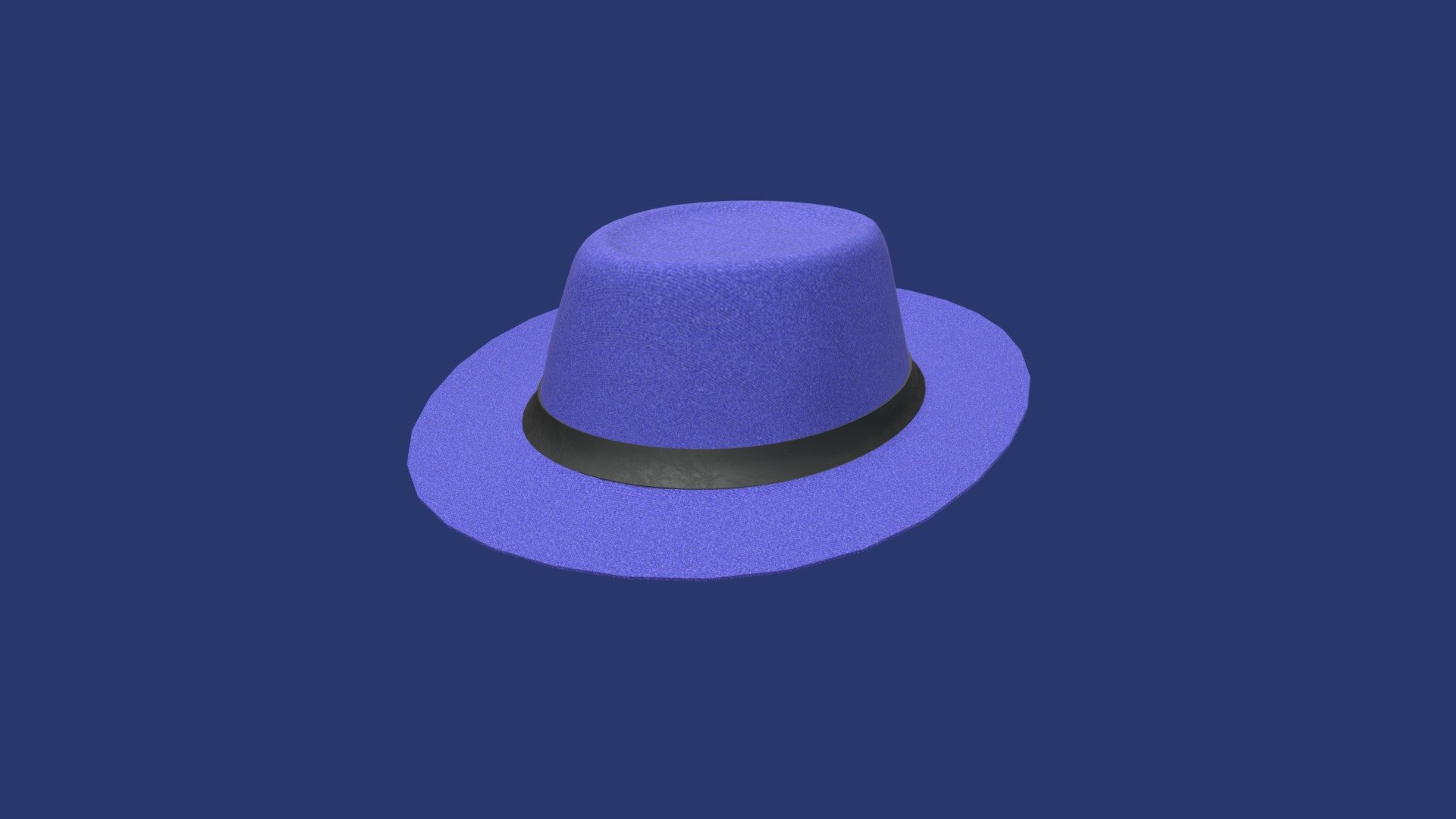 Blue fedora remake - Download Free 3D model by DDO1_Models [e43aa99 ...