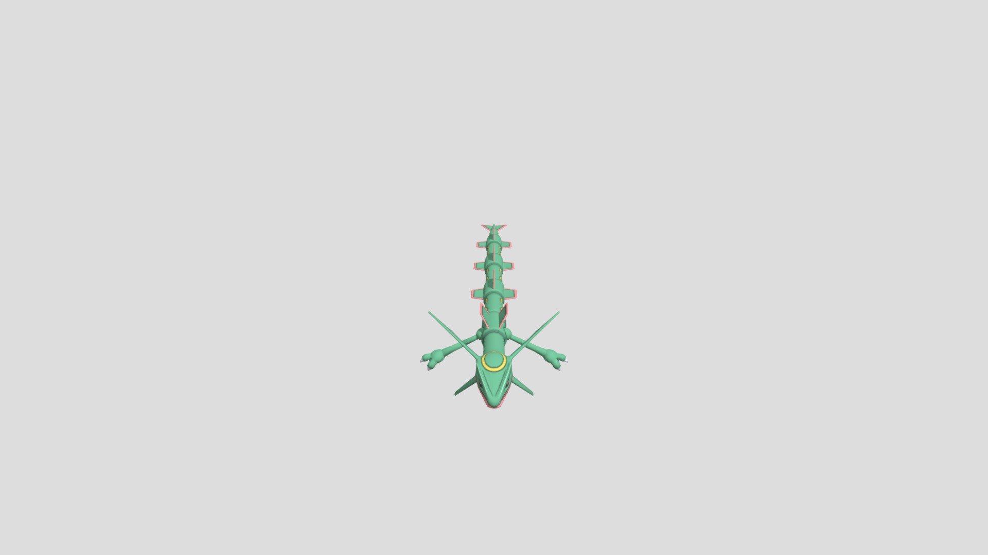 Rayquaza - Download Free 3D model by Dodogamer (@lazaronogueira832 ...