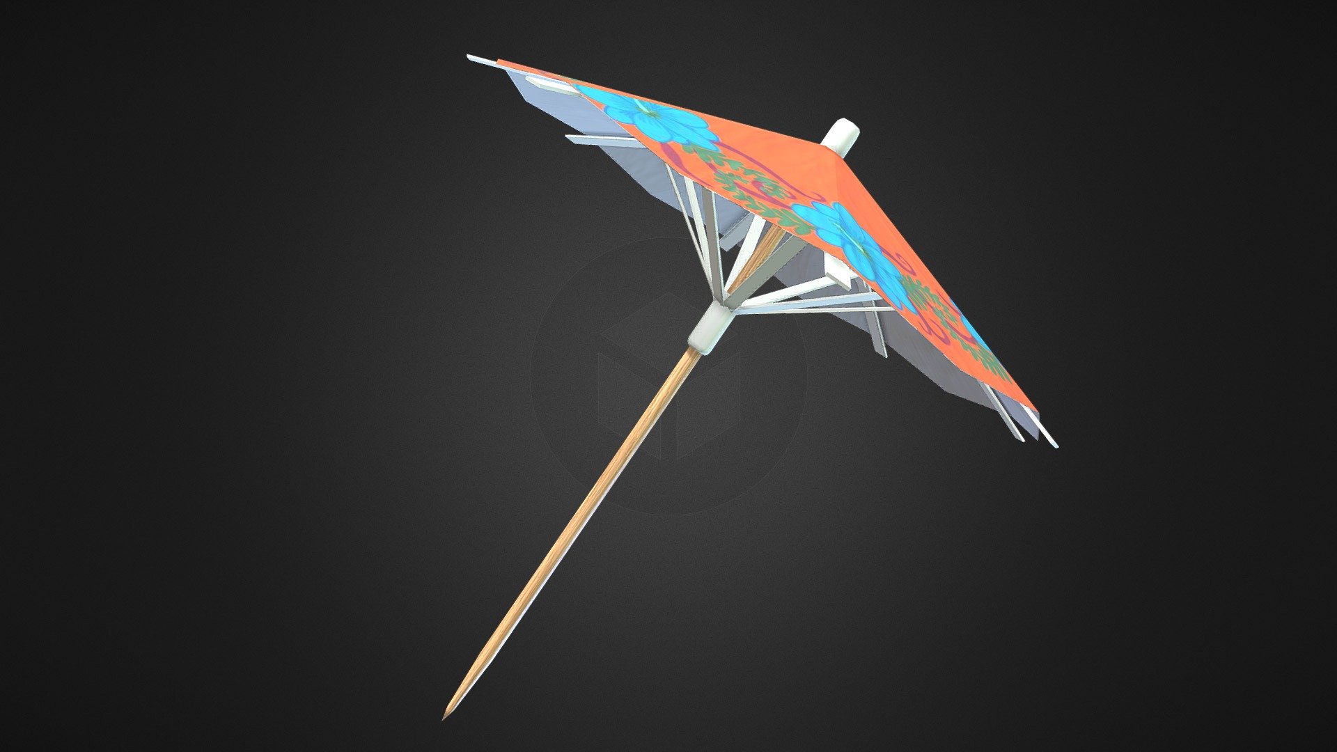Cocktail Umbrella - Download Free 3D model by Turtle_Flipper ...
