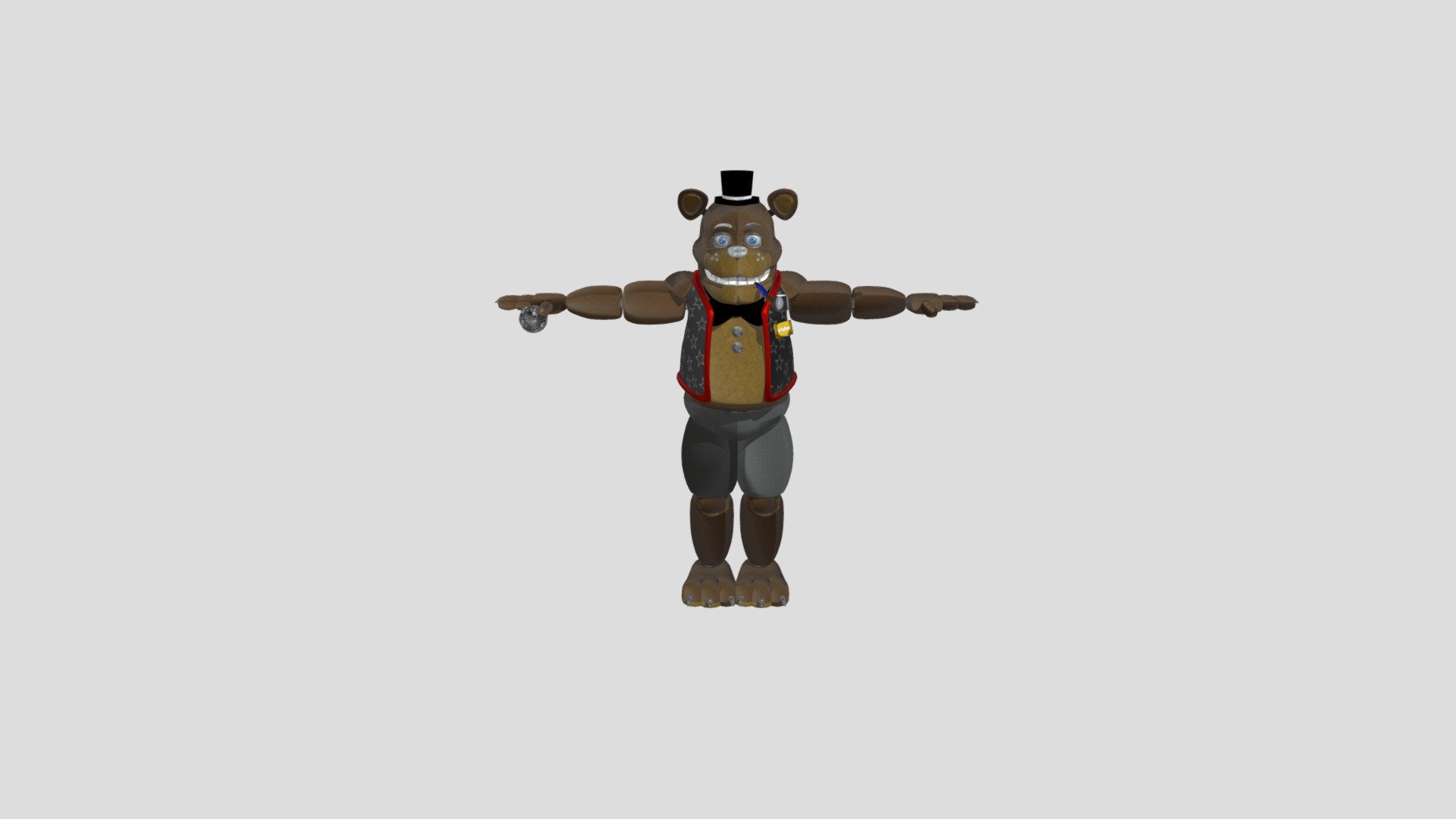 Stylized Freddy Fazbear V3 3.6 - Download Free 3D model by nnazuly2630 ...