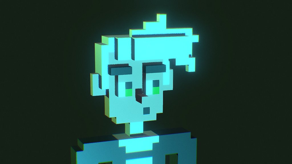 Danny Phantom Voxel - 3D model by Pelmeow [e43d2b6] - Sketchfab