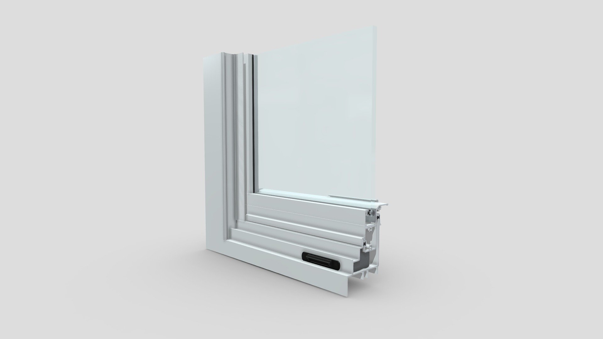 Single Hung Window - 3D model by ALUMINA [e43d496] - Sketchfab
