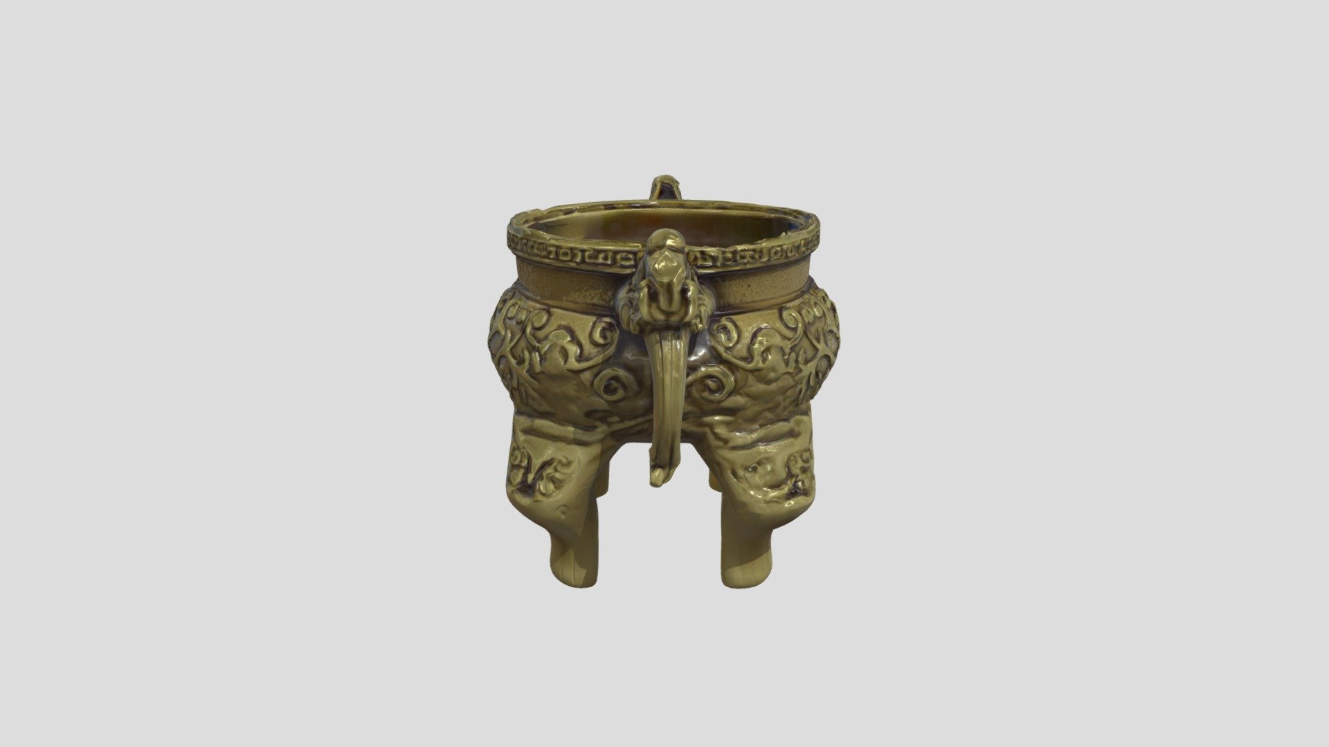 Ornate Bronze Censer 3d Model - Download Free 3D model by ji4ngli0ng ...